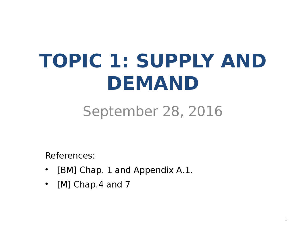 Intro to micro Topics 1/2 - Apuntes de Negocios Internacionales - Docsity