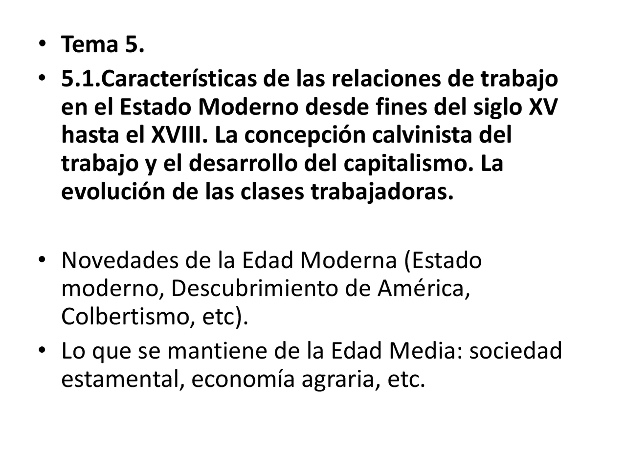 Trabajo En La Edad Moderna Relaciones Laborales Y Sistemas De Trabajo