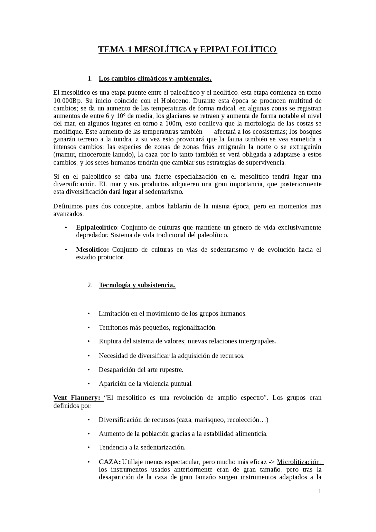 Apuntes Prehistoria II - Apuntes de Prehistoria - Docsity