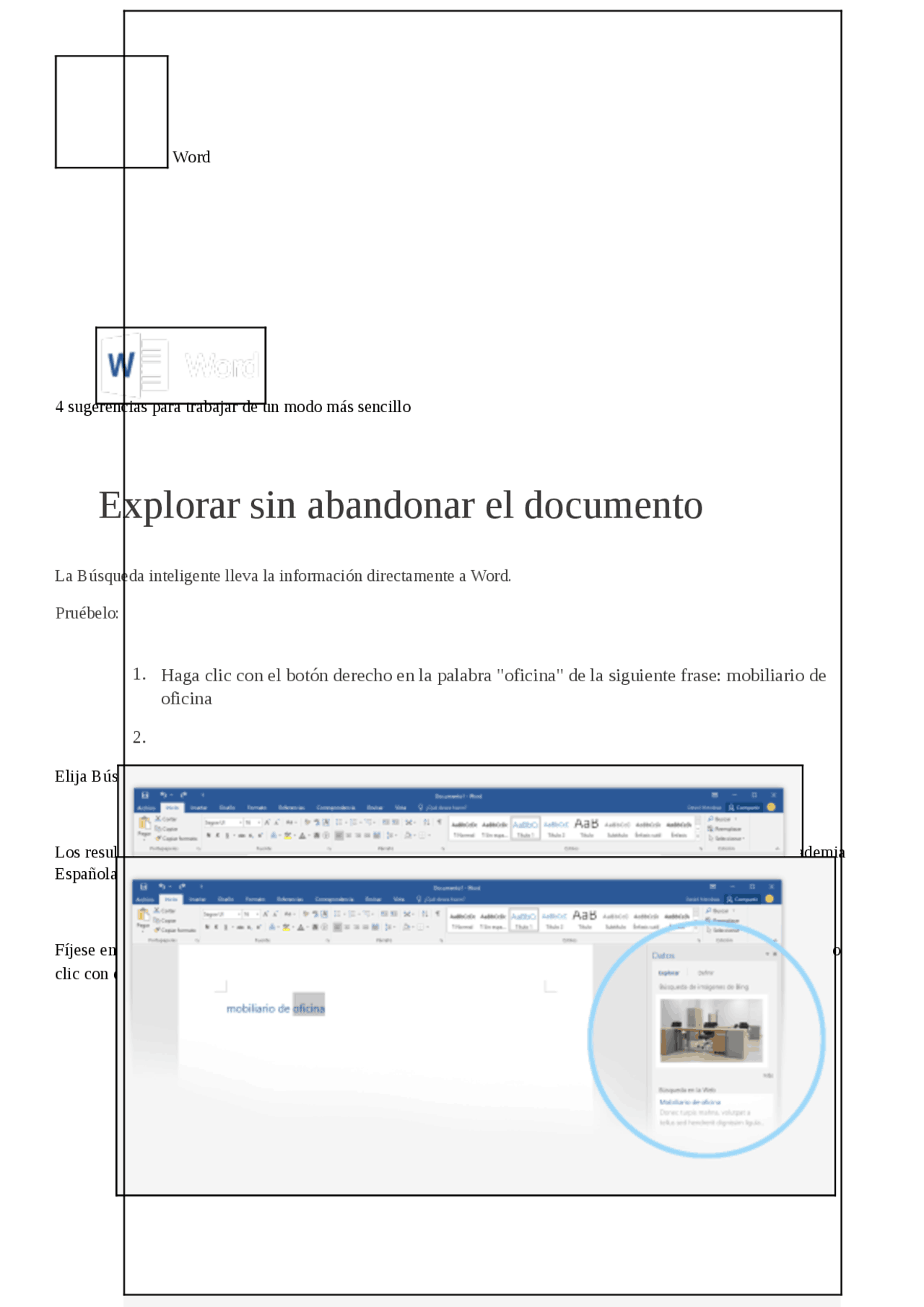 Explorar sin abandonar el documento - la búsqueda inteligente - Apuntes ...