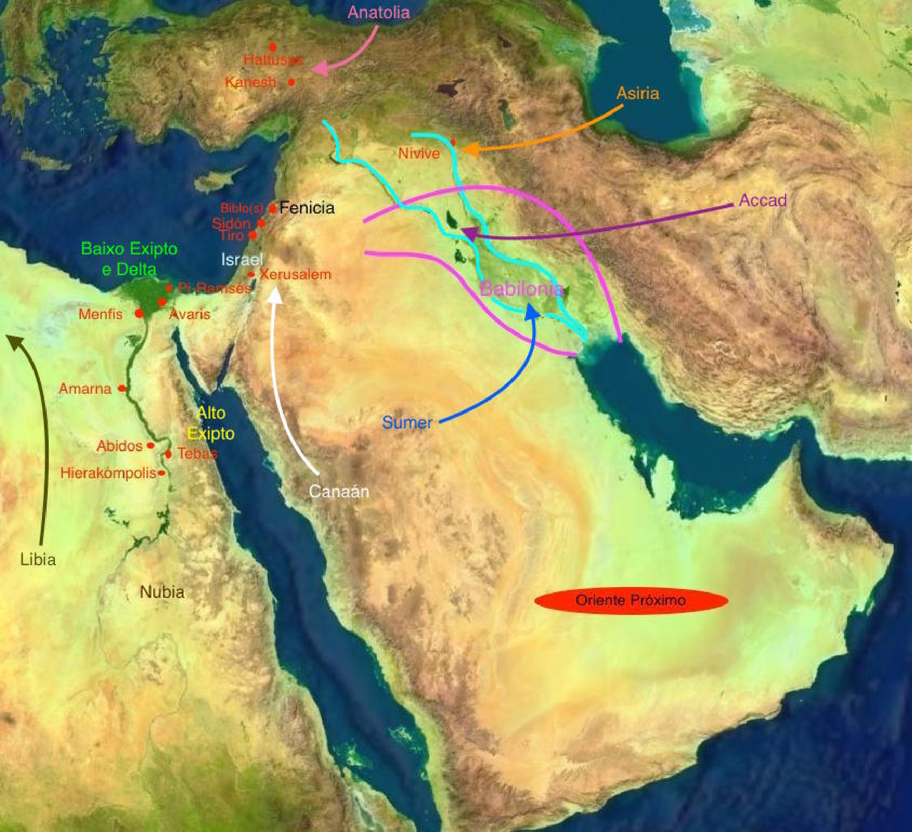 Mapas Grecia y Oriente Próximo - Apuntes de Historia - Docsity