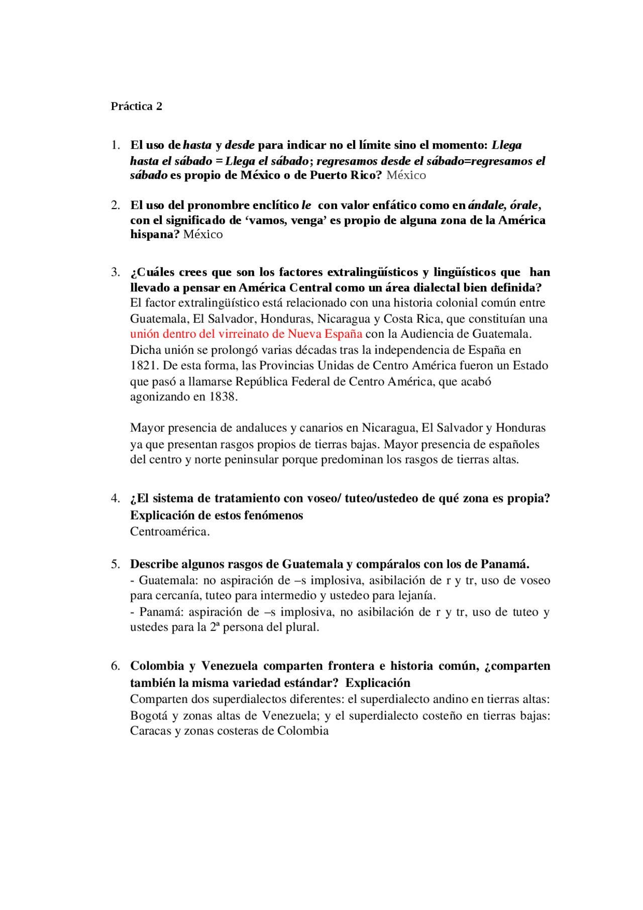 El uso de hasta y desde para indicar no el límite sino el momento ...