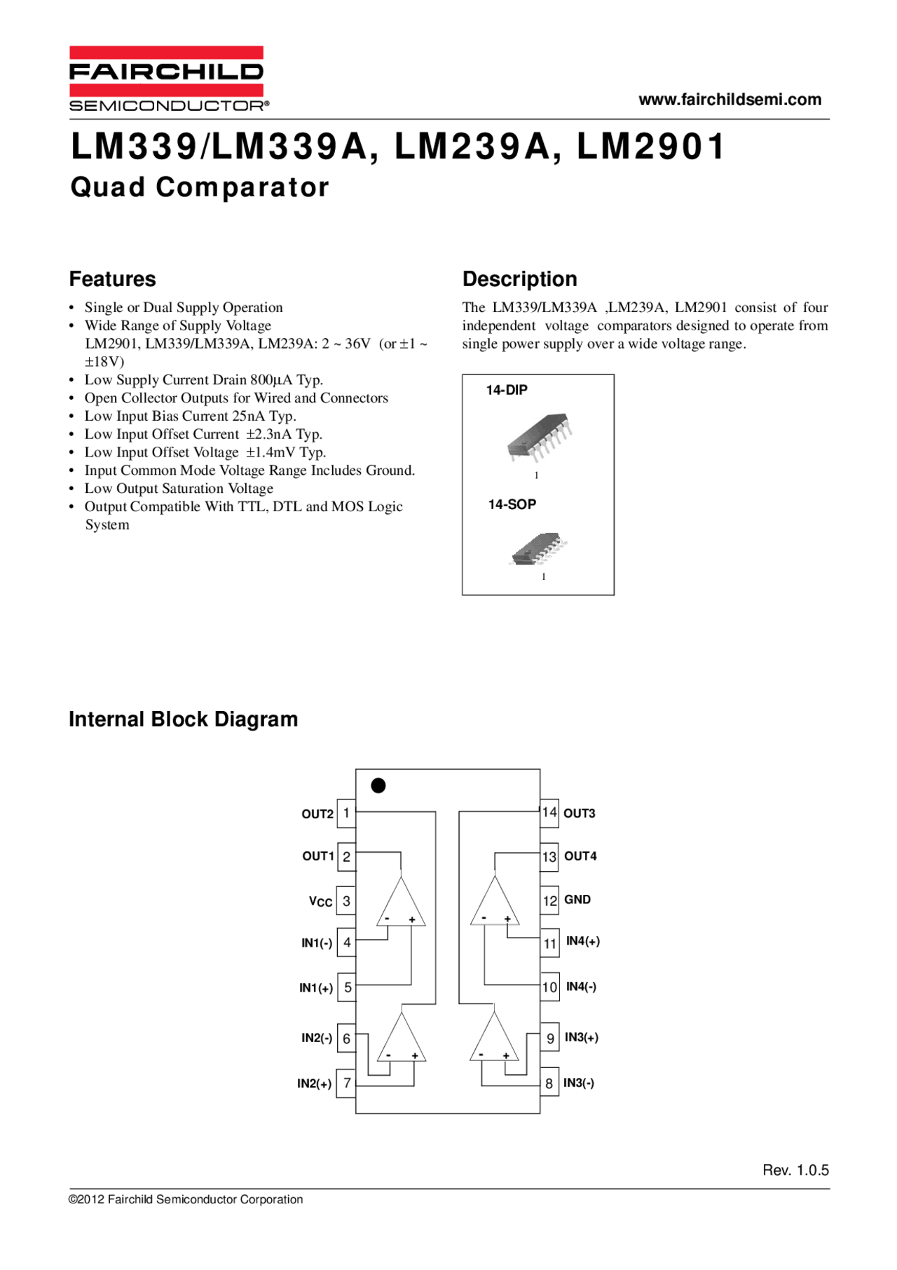 Hoja de datos del lm2901 para el manejo del chip - Apuntes de ...
