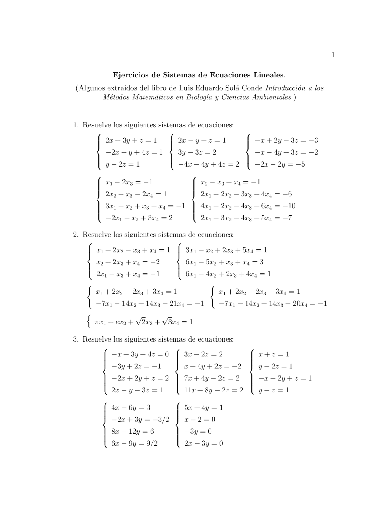 Practica 1 - Ejercicios de Matemática Discreta | Docsity