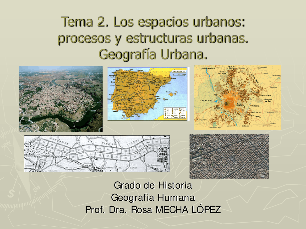 Geografía humana, presentación tema dos - Apuntes de Geografía - Docsity