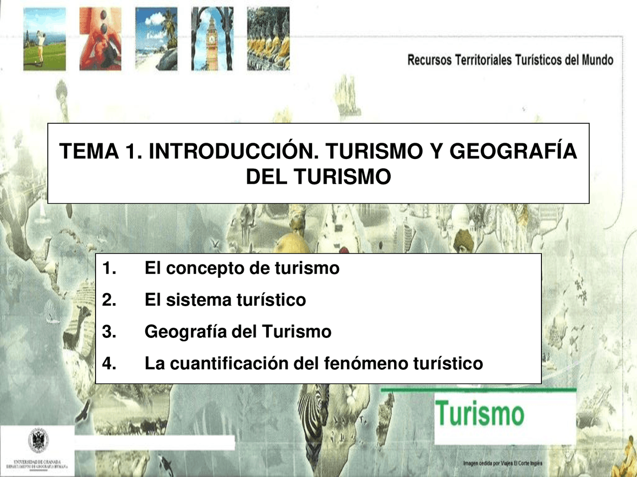 Turismo y geografía turística - Apuntes de Turismo - Docsity