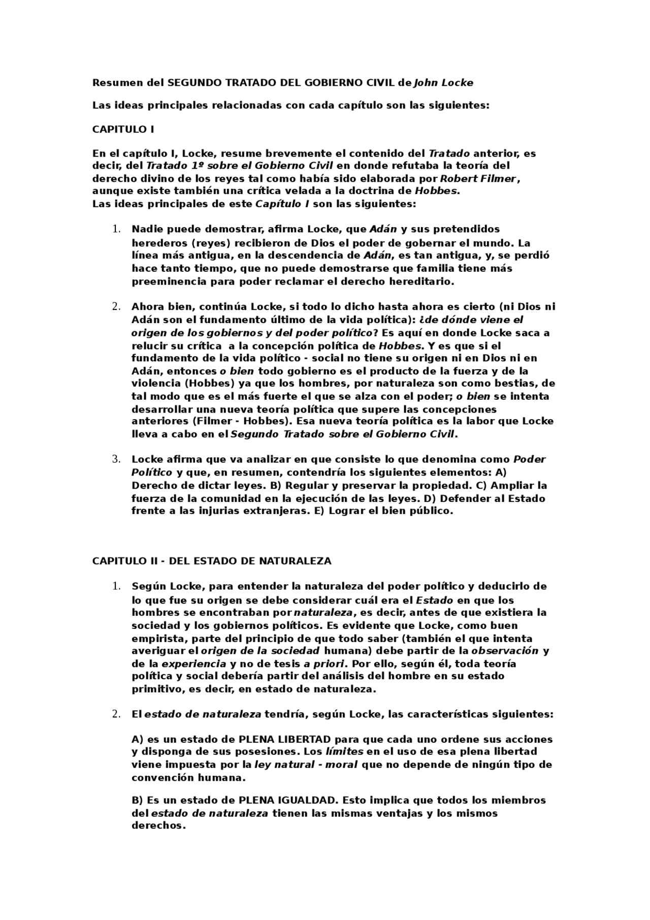 2 tratado de gobierno civil locke - Apuntes de Investigación ...