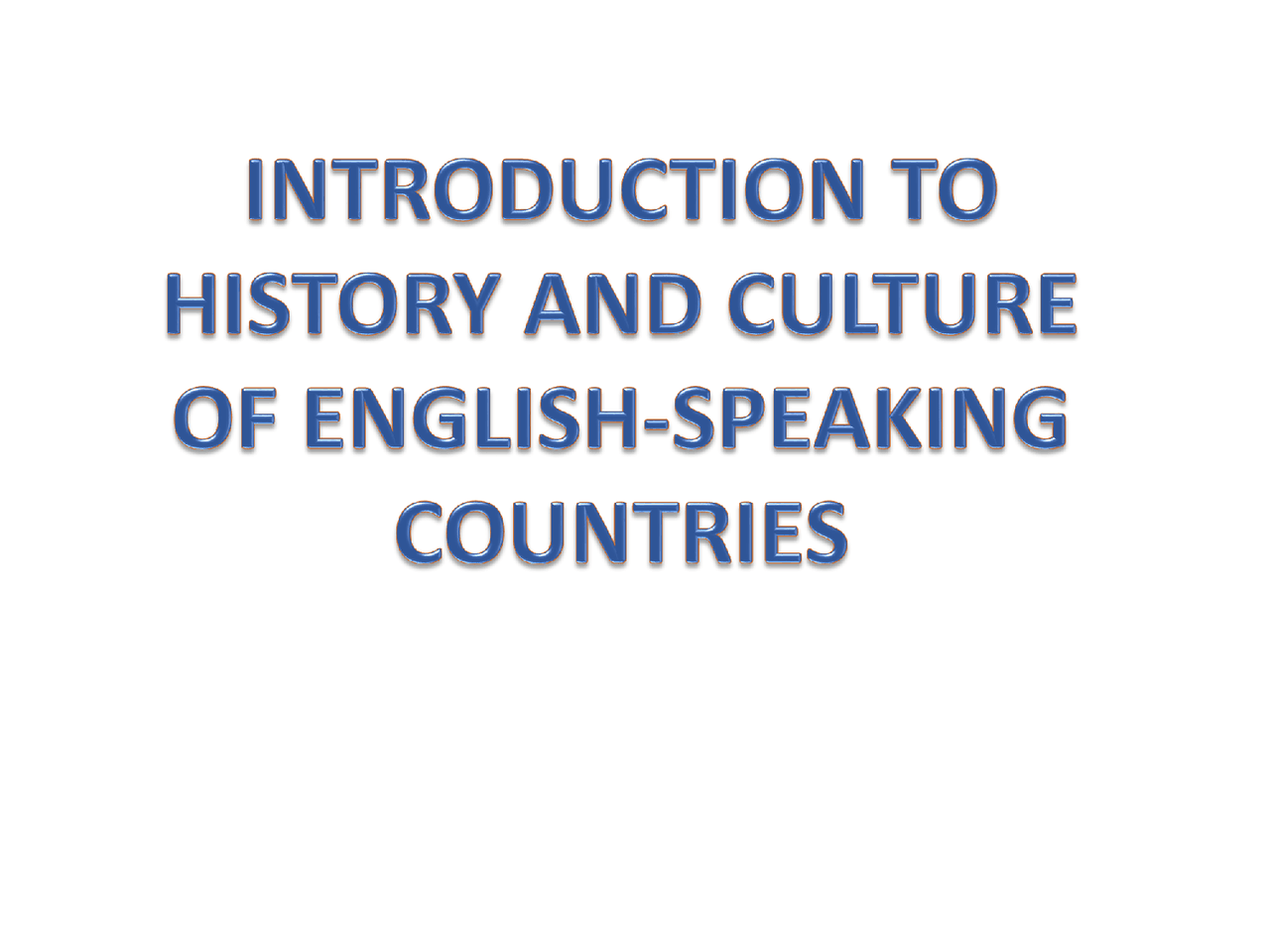 1. Introduction to the subject (ppt) - Apuntes de Idioma Inglés - Docsity