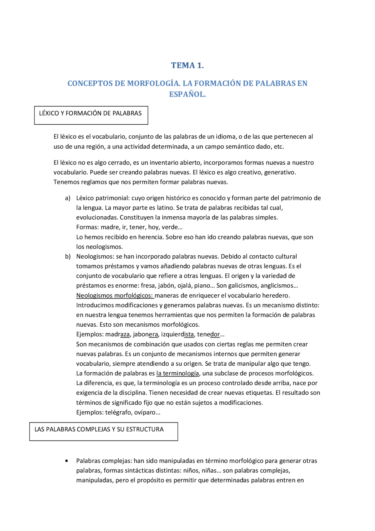Herramientas para el estudio del español - Apuntes de Idioma Español ...