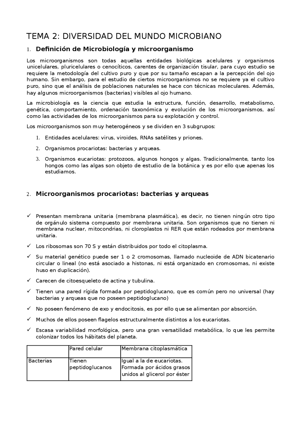 TEMA 2: DIVERSIDAD DEL MUNDO MICROBIANO - Apuntes de Microbiología ...