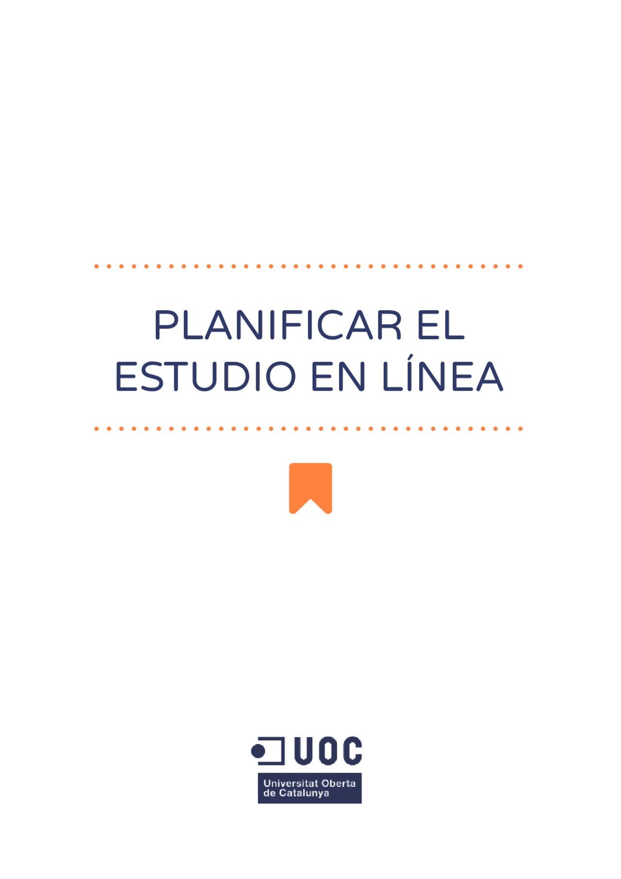 Planificar estudio en linea TIC - Apuntes de Derecho - Docsity