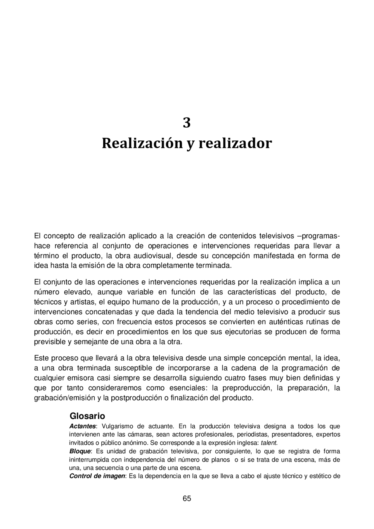 Realización y realizador El concepto de realización - Apuntes de ...