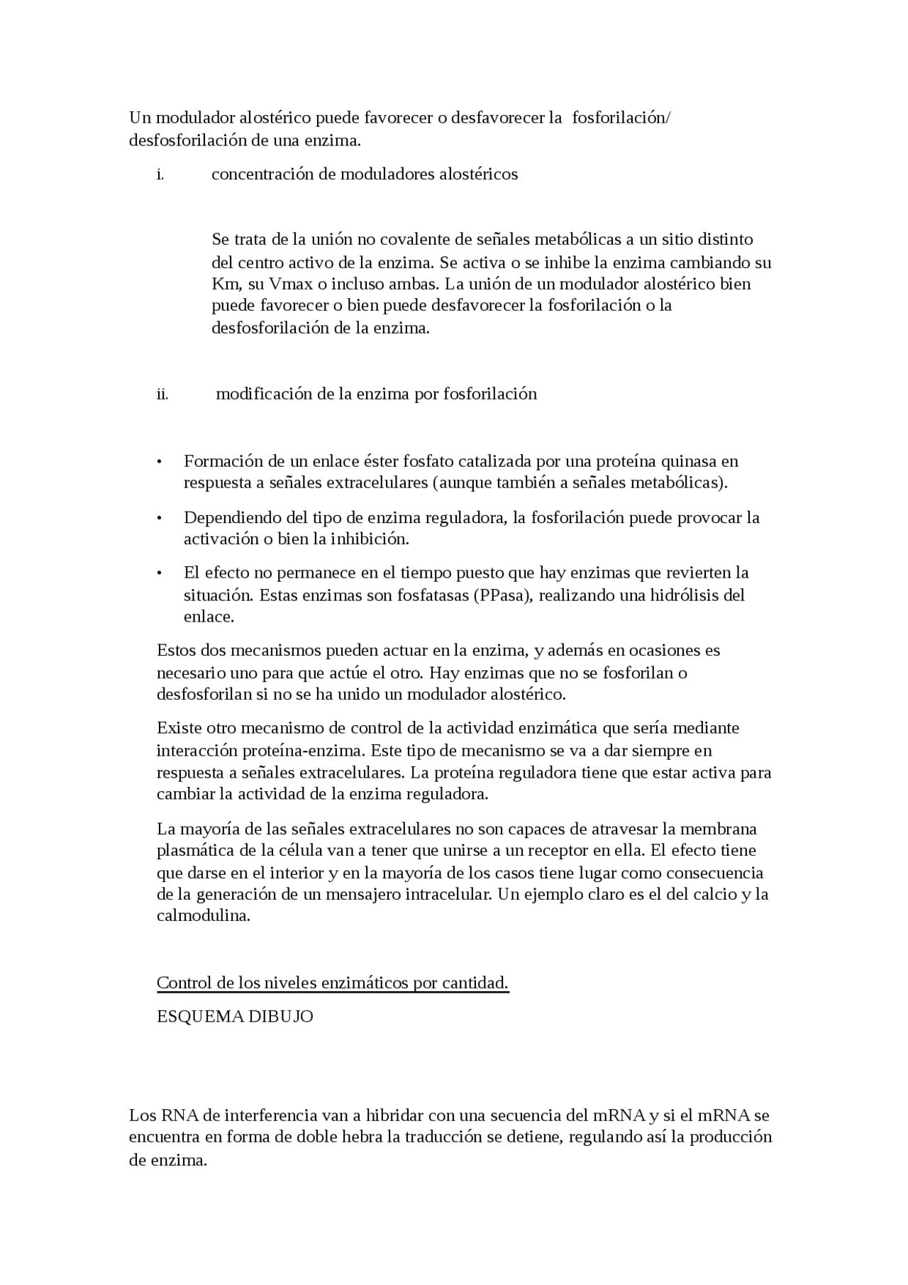 Regulación del Metabolismo - Tema 1 - Apuntes de Biología - Docsity