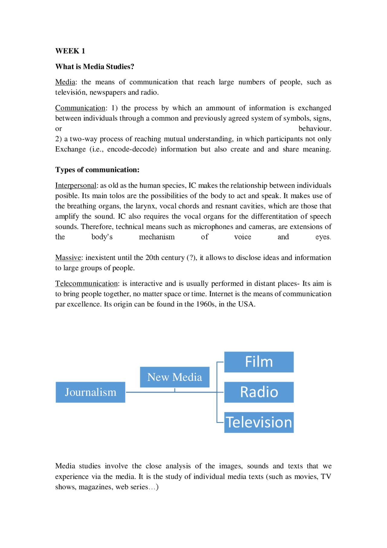 Introduction to Media Studies - Apuntes de Comunicación Audiovisual ...