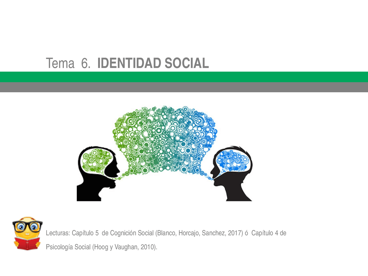 Definición de identidad social - Apuntes de Psicología - Docsity