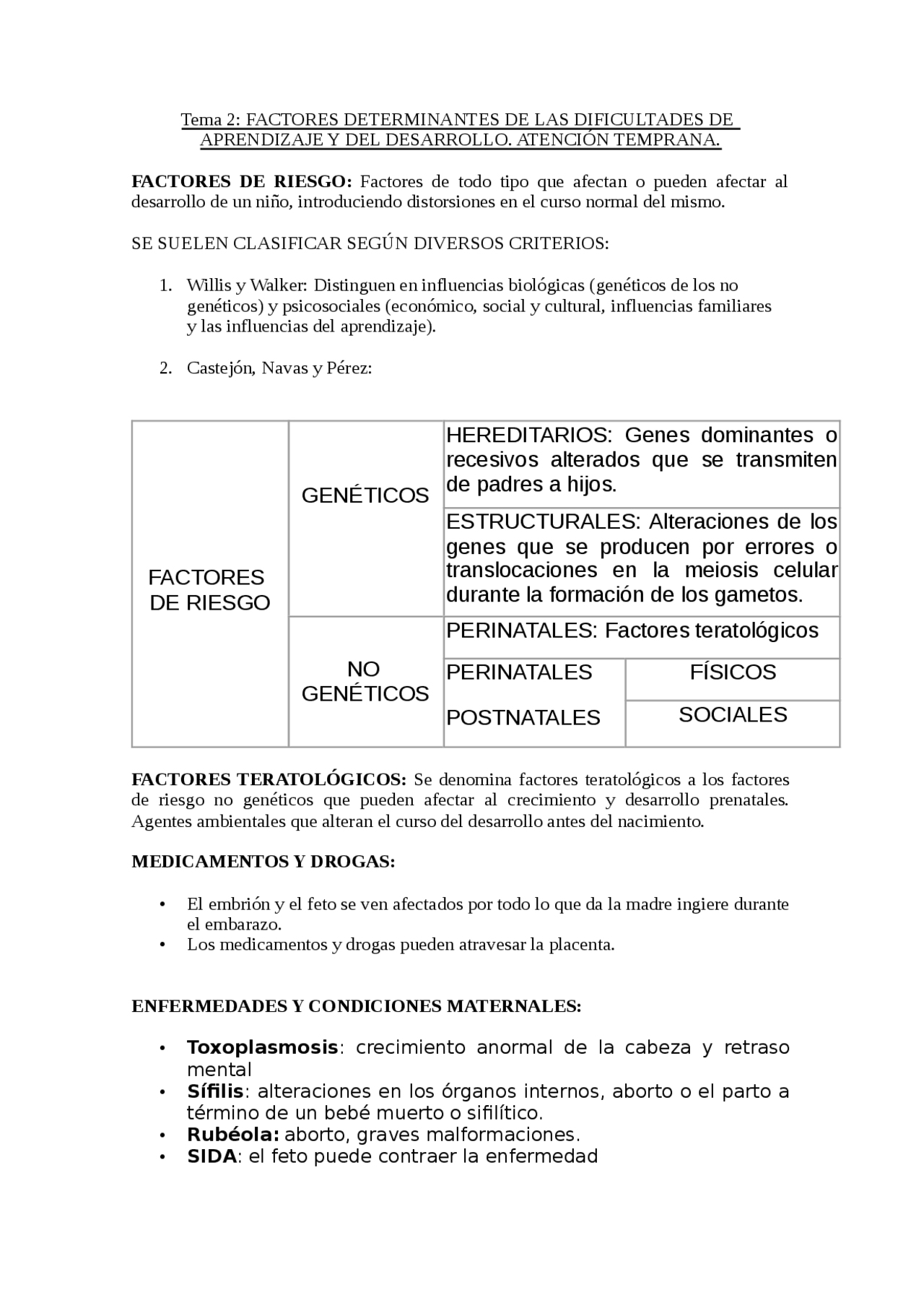 FACTORES DE RIESGOGENÉTICOSHEREDITARIOS: Genes dominantes - Apuntes de ...