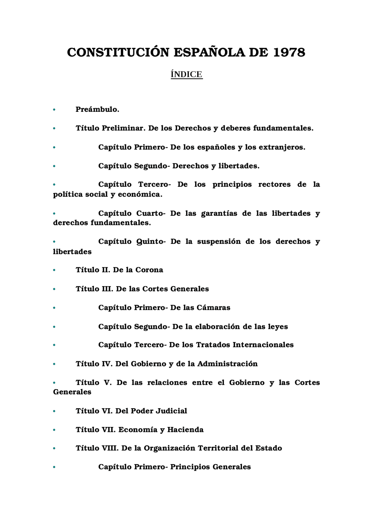 La constitucion del 78 - Apuntes de Derecho Constitucional - Docsity