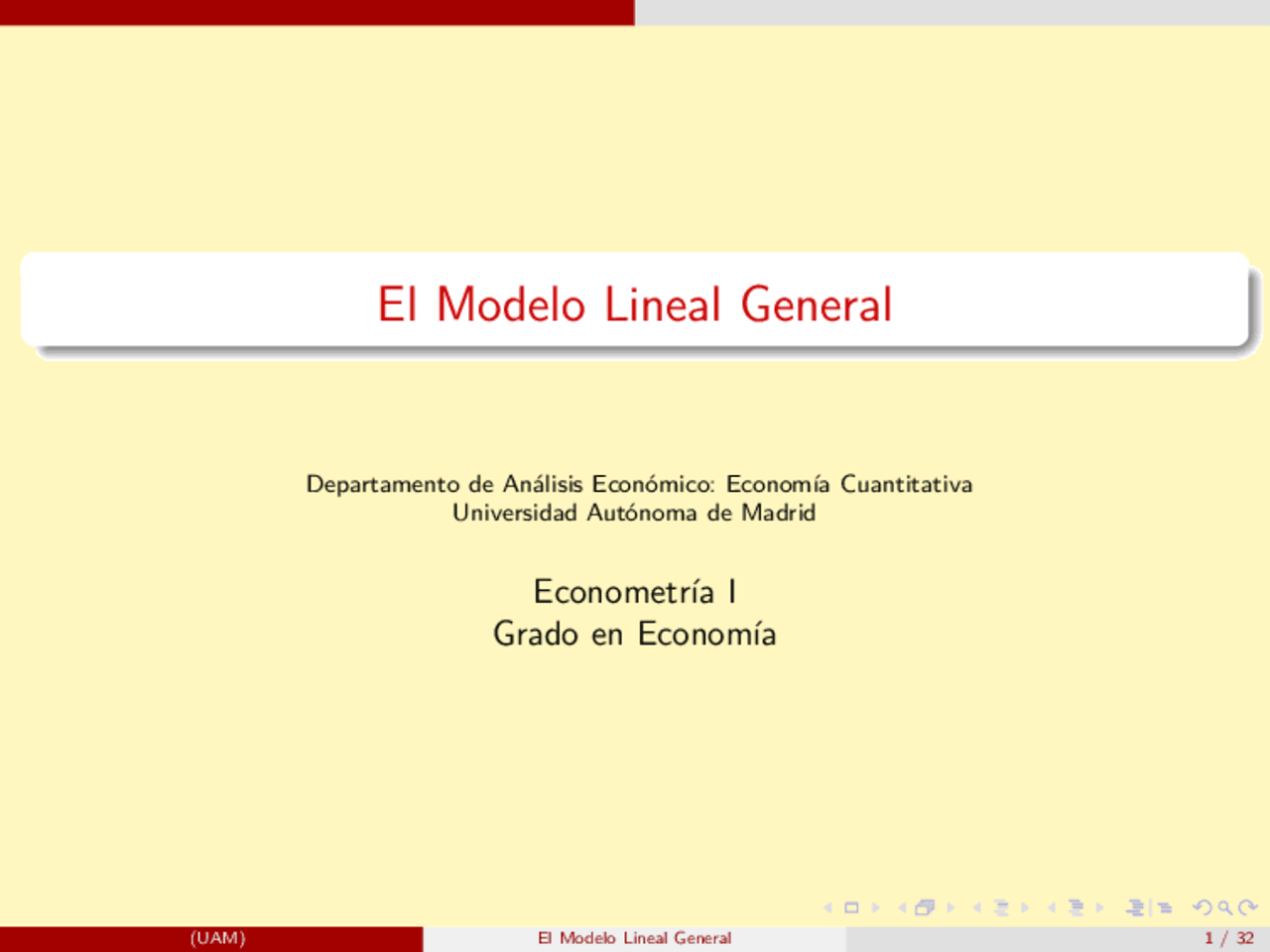 Econometria - Ejercicios de Econometría - Docsity