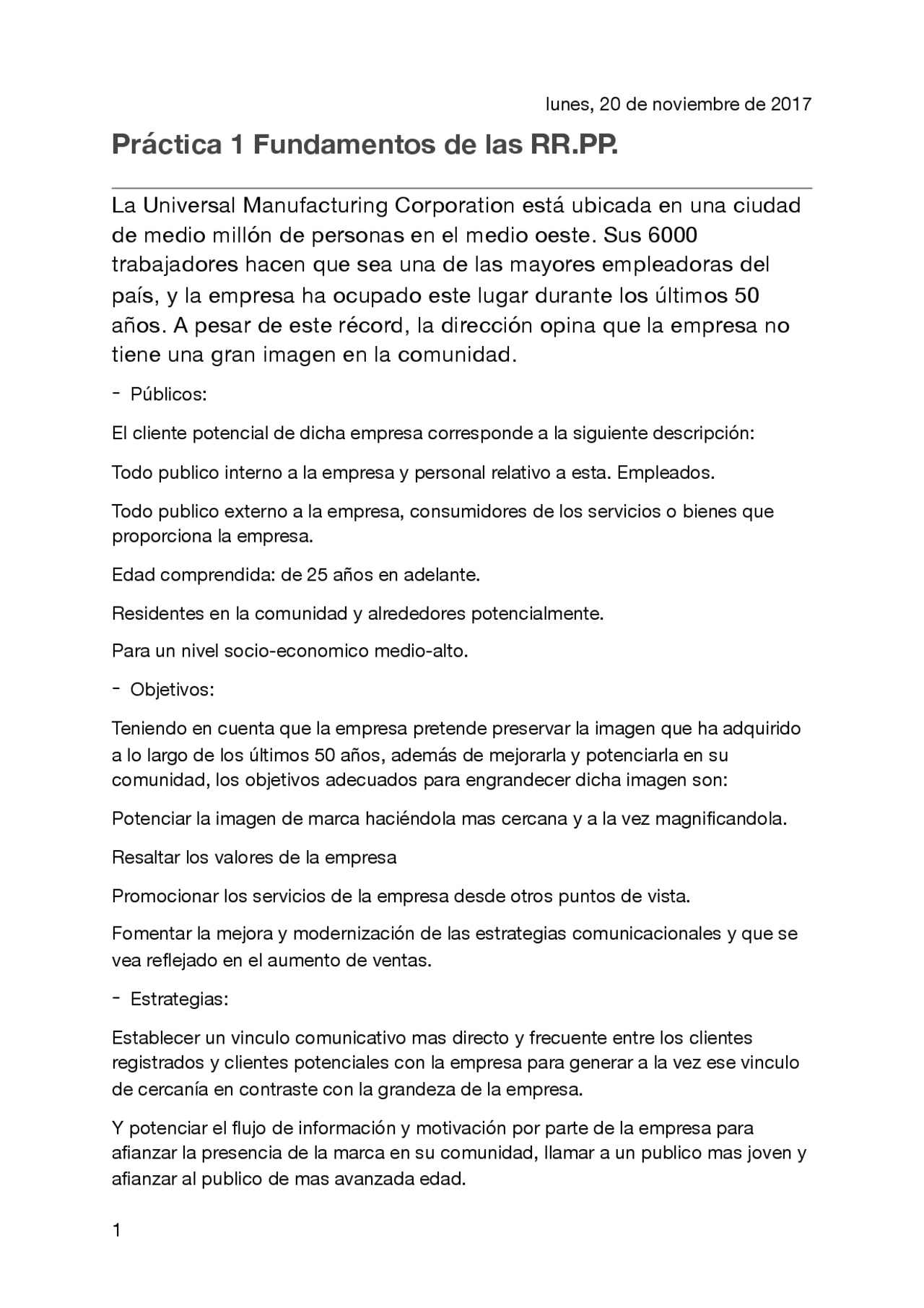 Ejemplo de un plan de RRPP - Ejercicios de Gestión de Recursos Humanos ...