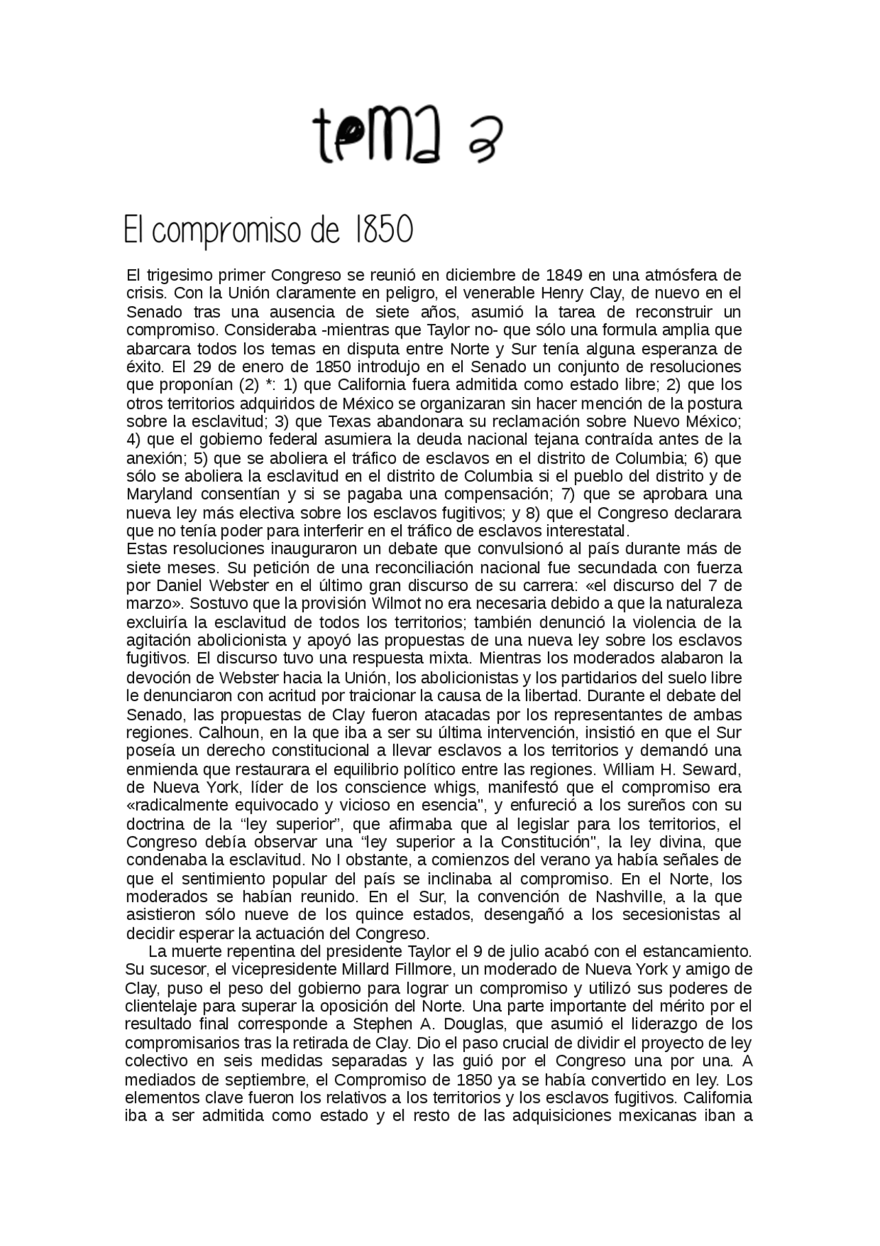 El trigesimo primer Congreso se reunió en diciembre de 1849 en un ...