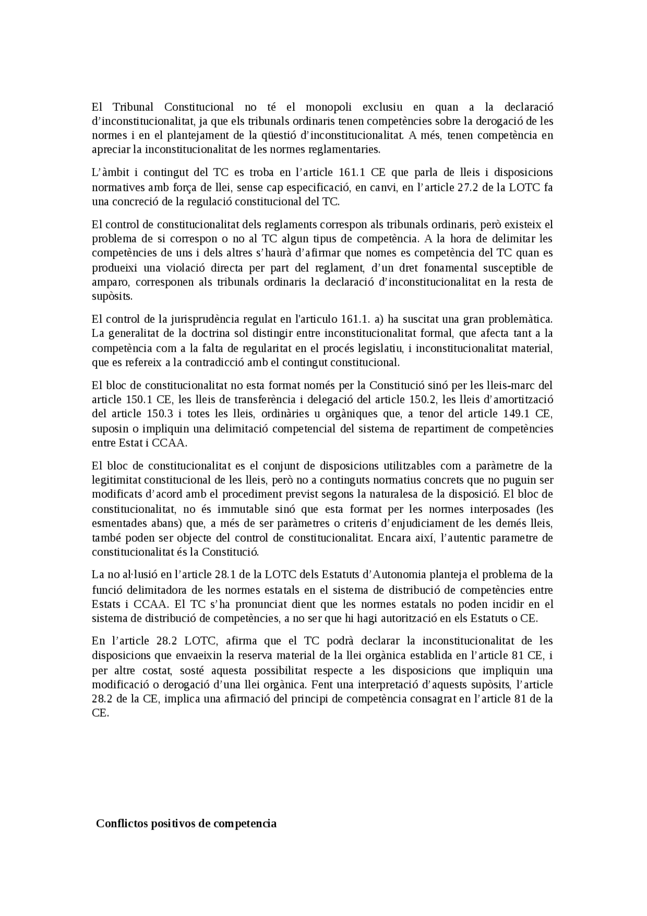 Ampliación ote - Ejercicios de Derecho - Docsity