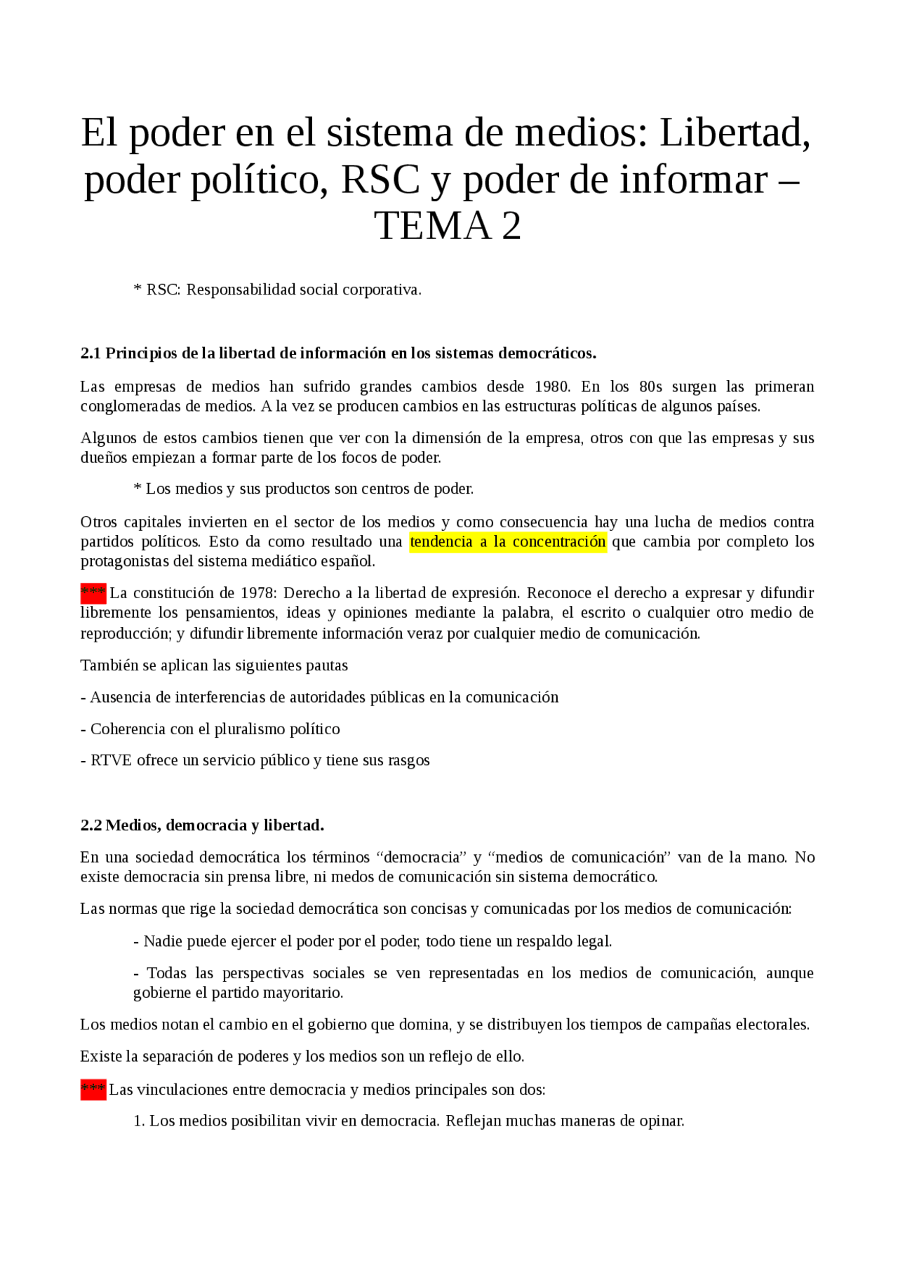El poder en el sistema de medios: Libertad, poder polític - Ejercicios ...