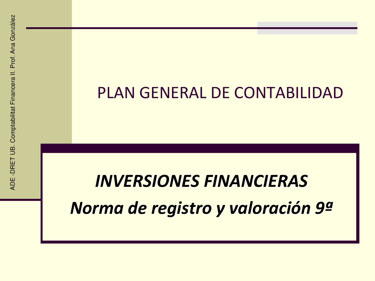 Inversiones financieras - Ejercicios de Contabilidad - Docsity