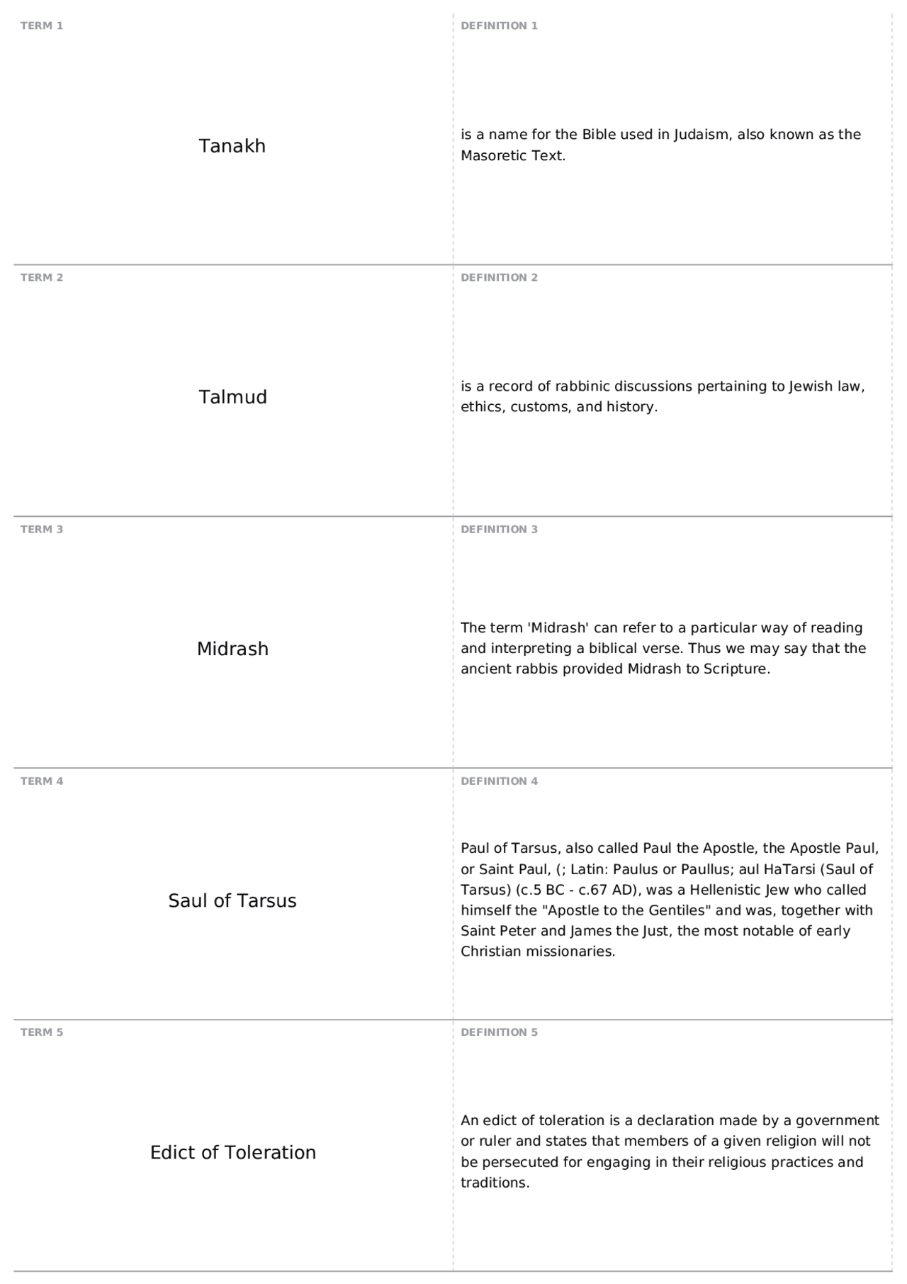 Test 3 Flashcards | REL 102 - WORLD RELIGIONS - Docsity