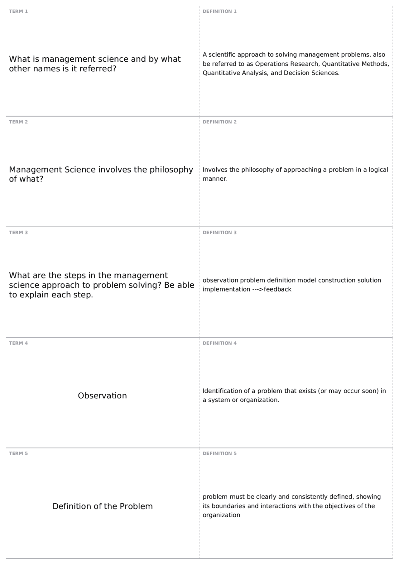 Chap 1 | BIT 2406 - Quantitative Methods - Docsity