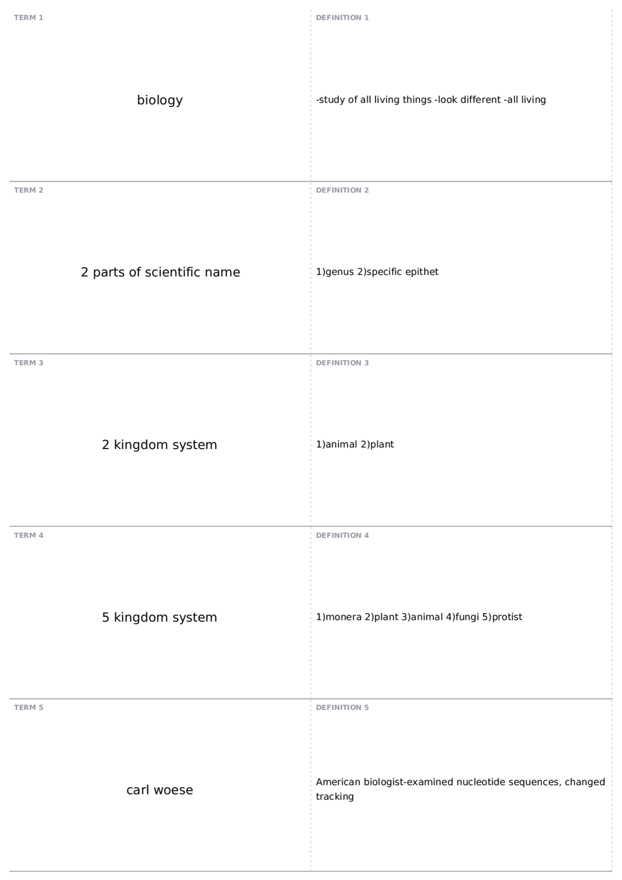 Biology 102 | BIOL 102 - General Biology | Quizzes Biology | Docsity