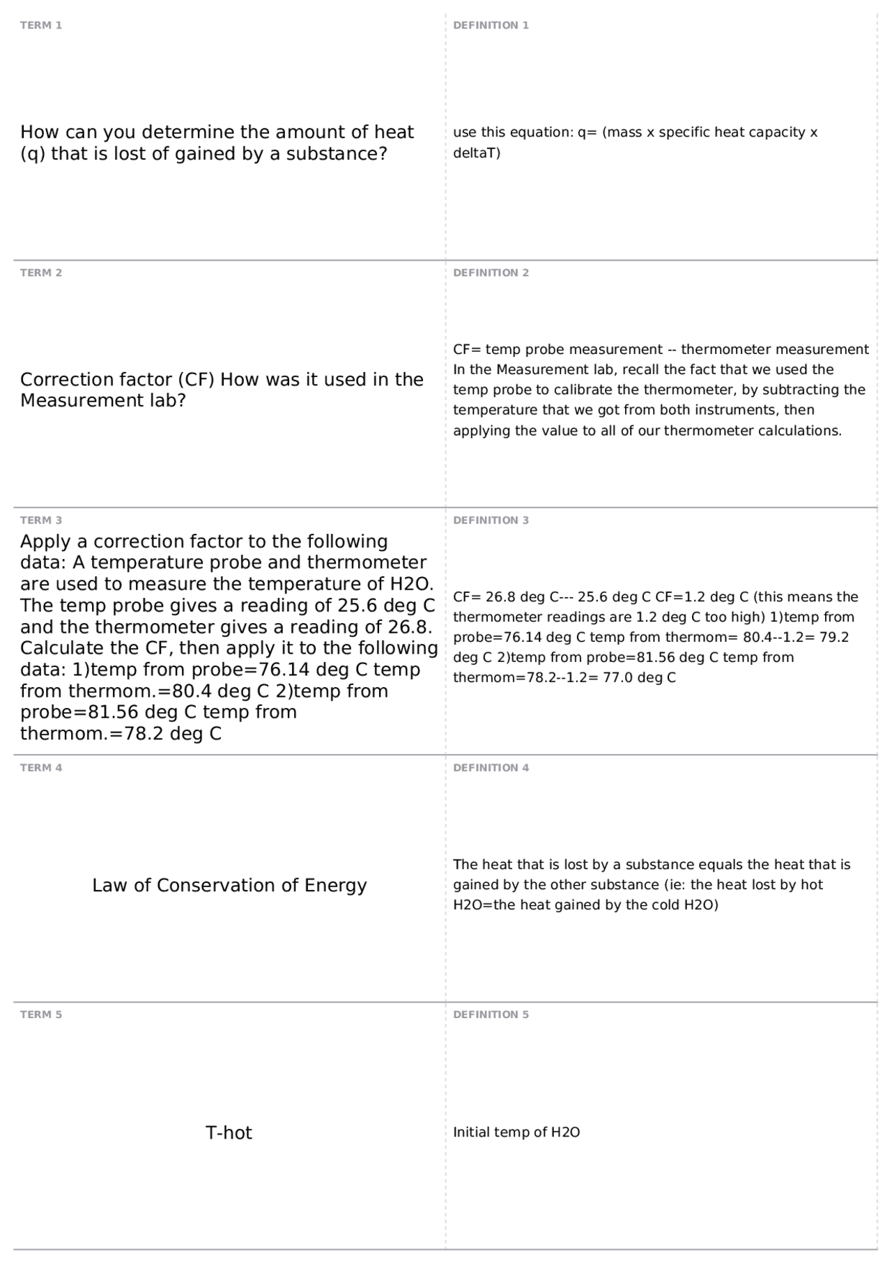 Midterm Exam Prep | CHEM 1045 - General Chemistry Lab - Docsity