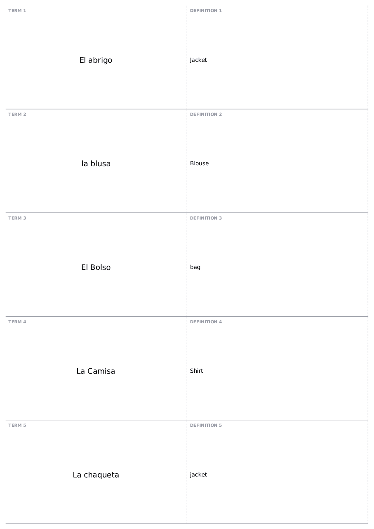 Chapter 8 | SPAN - Spanish 2 - Intermediate - Docsity