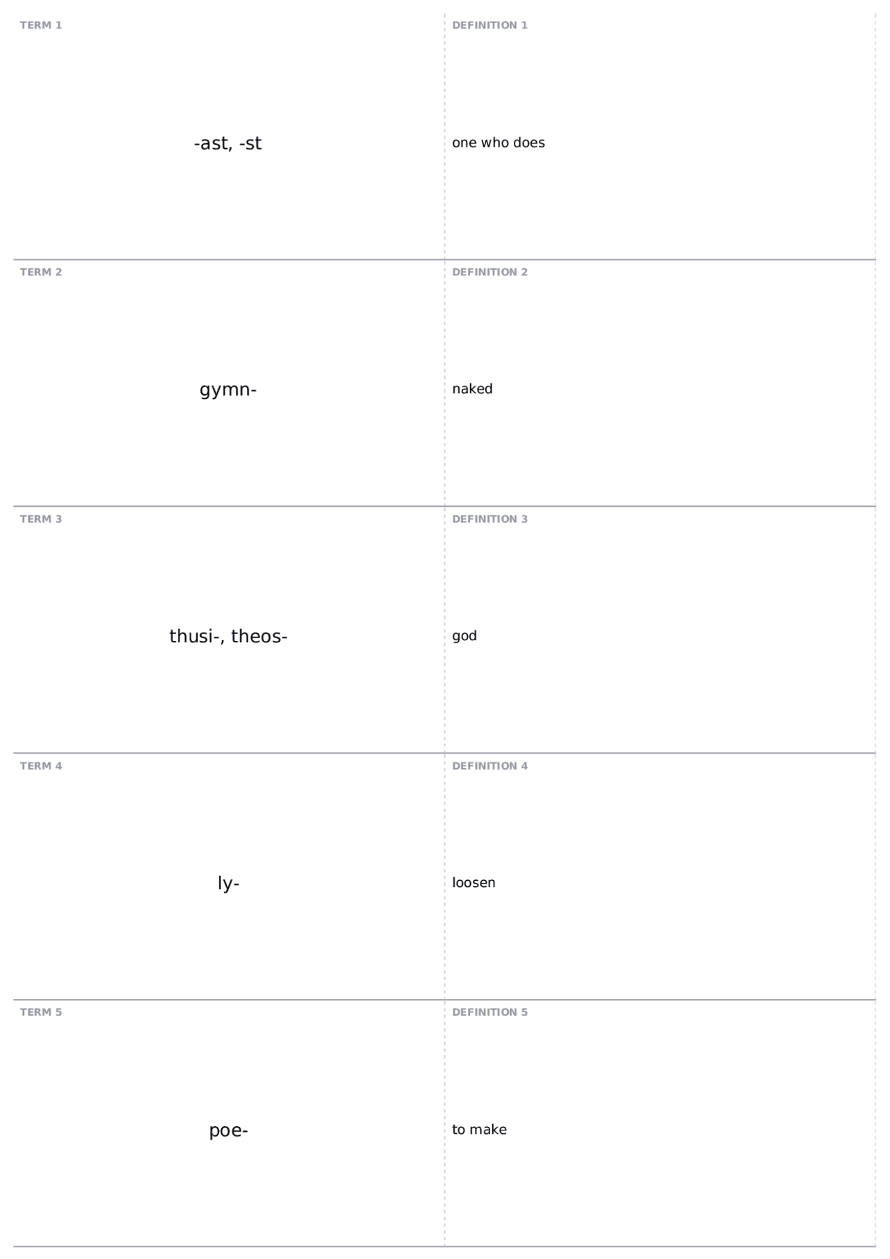 EXAM 4 | 20E 050 - Word Power: Building English Vocabulary - Docsity