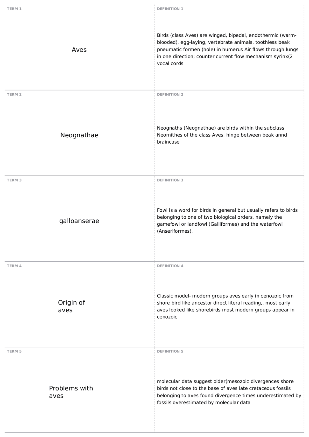 Final Exam Note cards | 012 007 - Age of Dinosaurs | Quizzes Earth ...