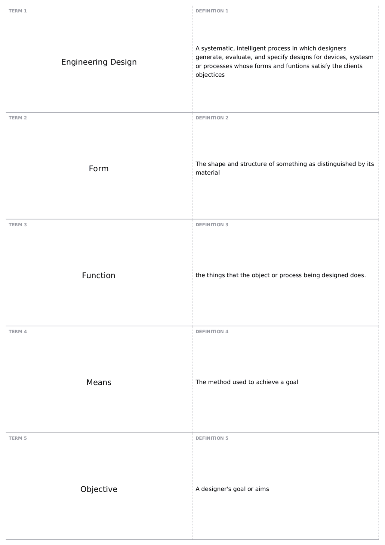 TEST 1, part 1 | ENGE 1114 - Exploration Engineering Design - Docsity