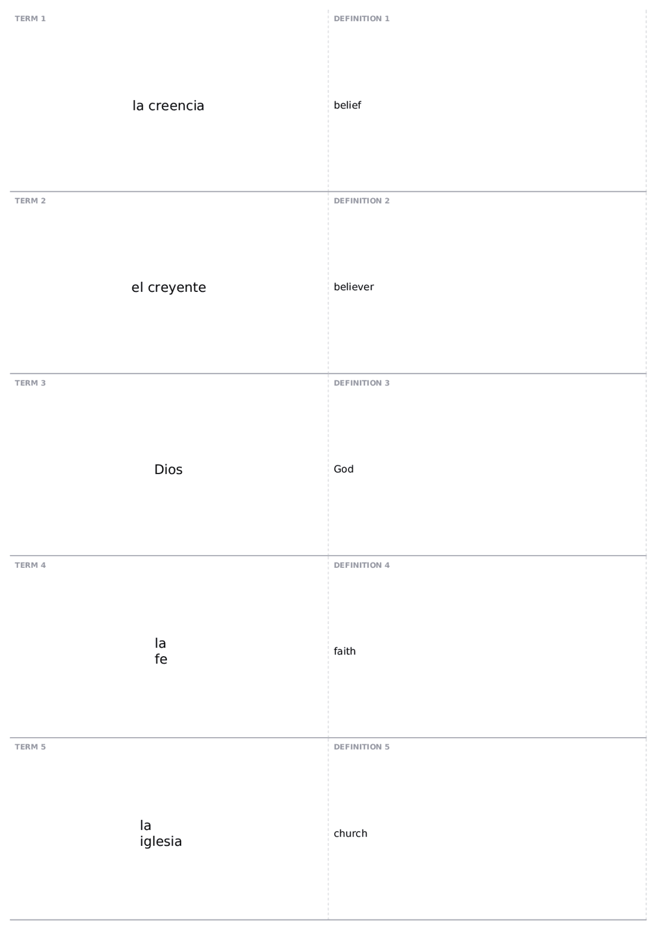 Ch. 11 Flashcards | SPN 202 - Second-Year Spanish II - Docsity