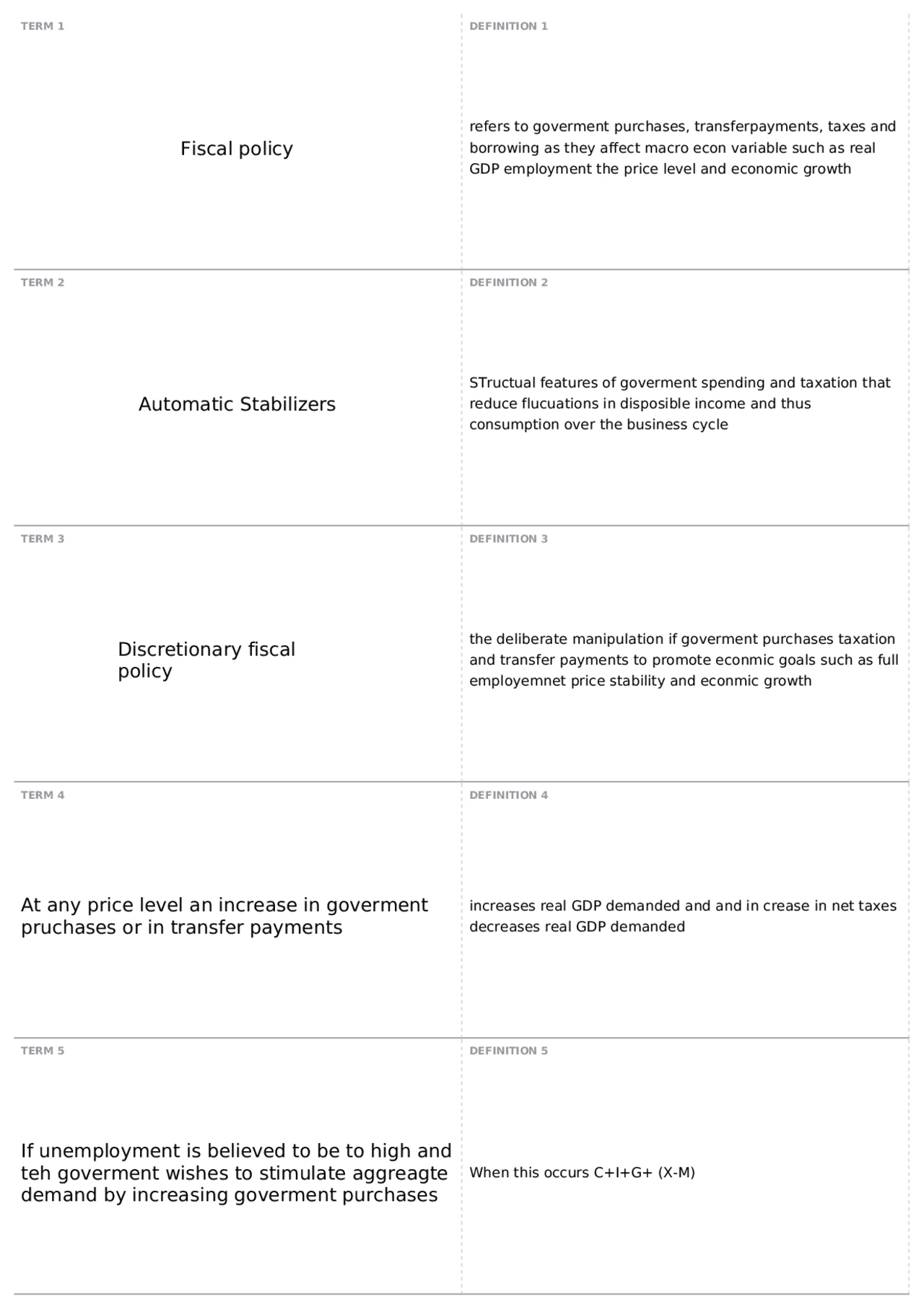 Chapter 12, part 2 | ECON 2006 - Principles of Economics - Docsity