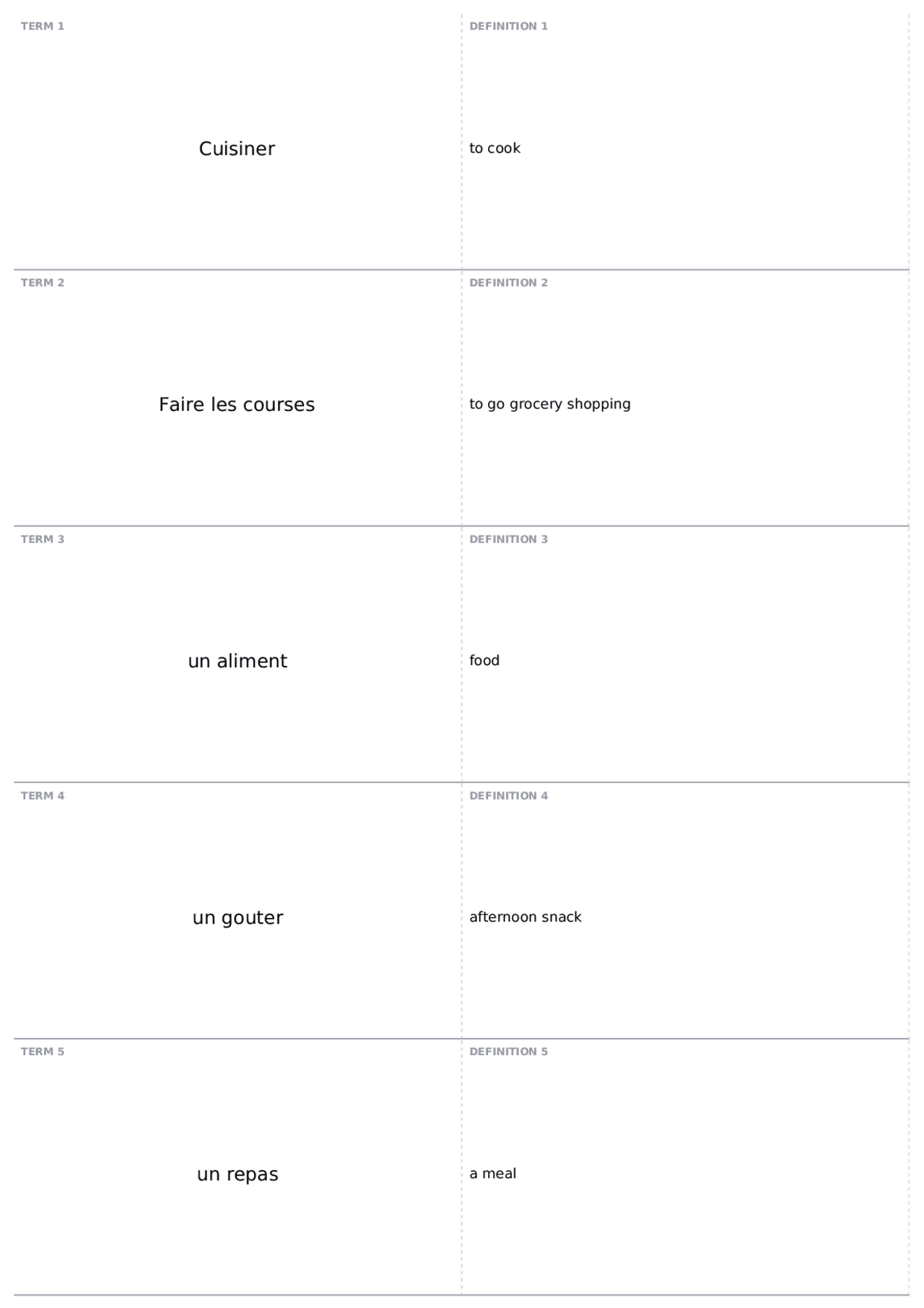 Test 3 Fr 104 Basic French Docsity