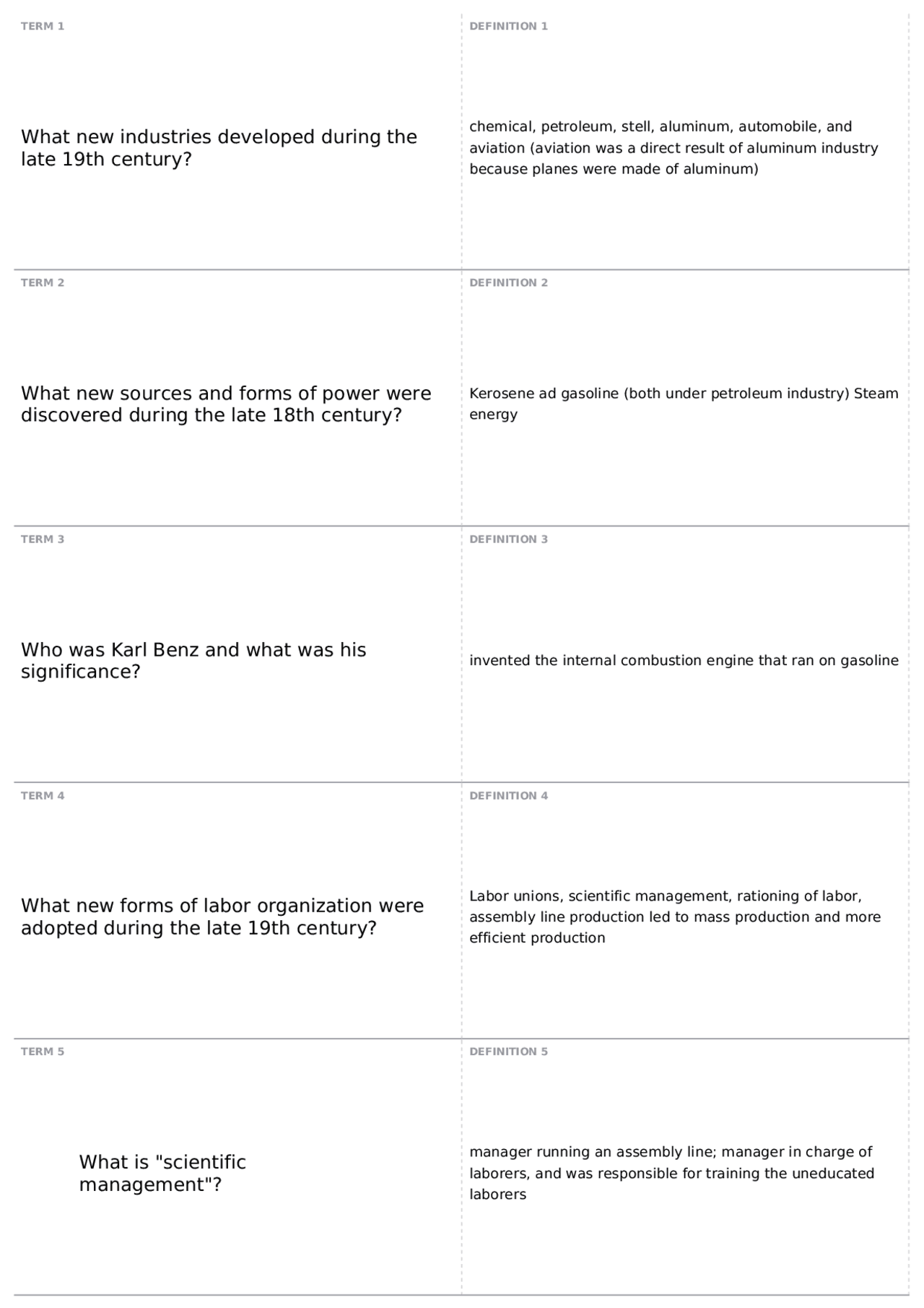 Test II Study Questions | HIST 1020 - WORLD HISTORY II | Quizzes World ...