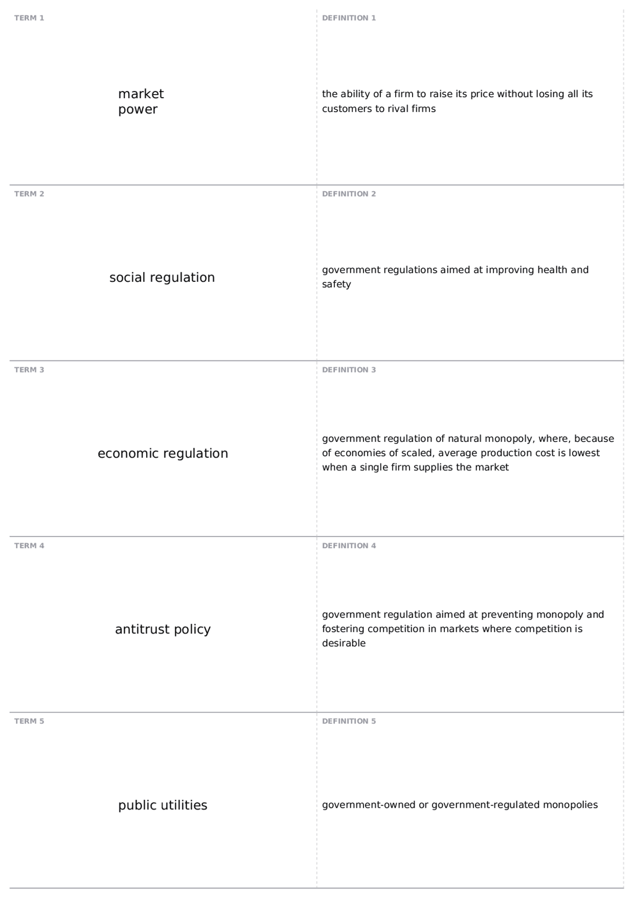 Chapter 15 | ECON 2005 - Principles of Economics - Docsity
