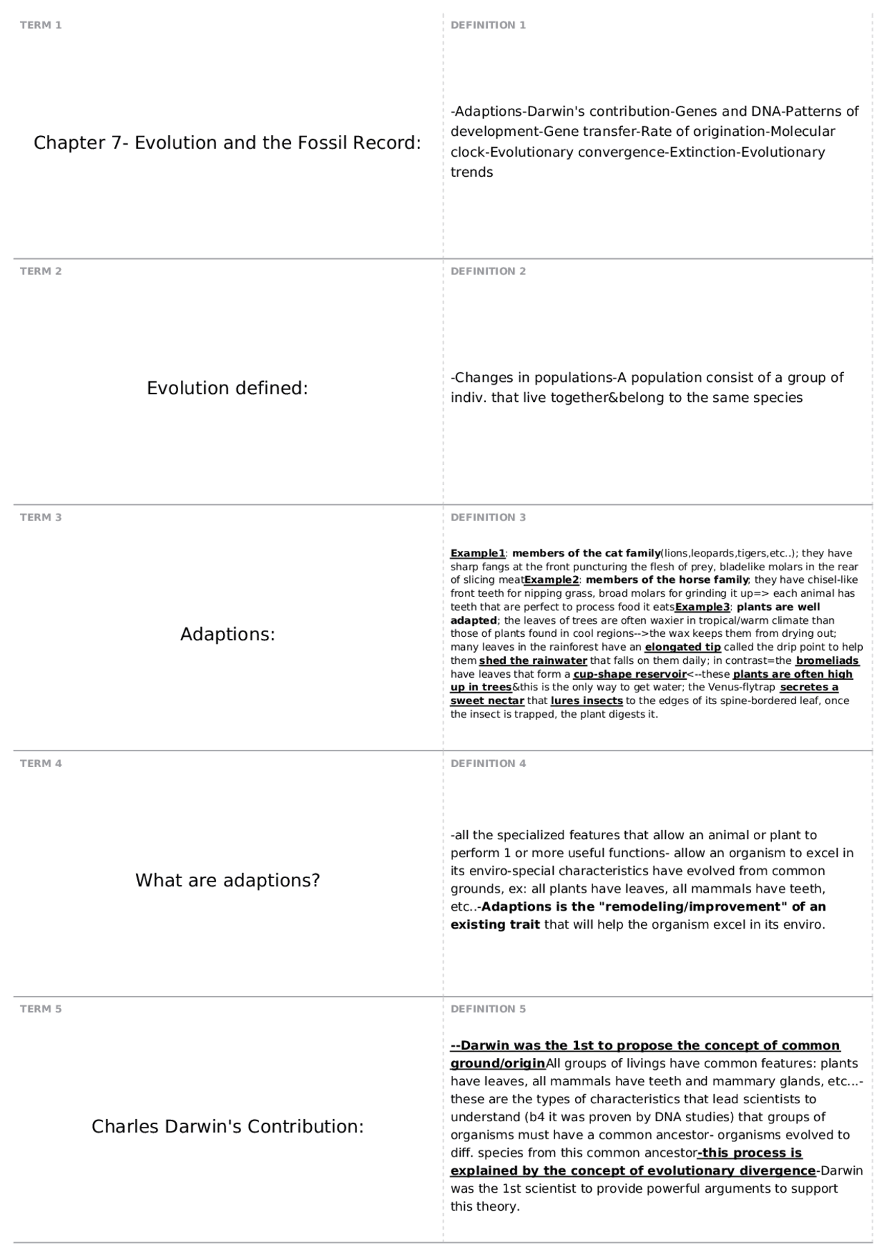 Test 2: Chapter 7 | GEOL 1003 - GEN GEOL HISTORICAL - Docsity