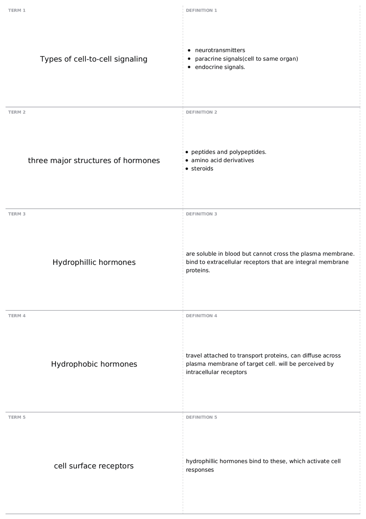 Chemical signaling | BIOL 104 - Principles of Biology I - Docsity