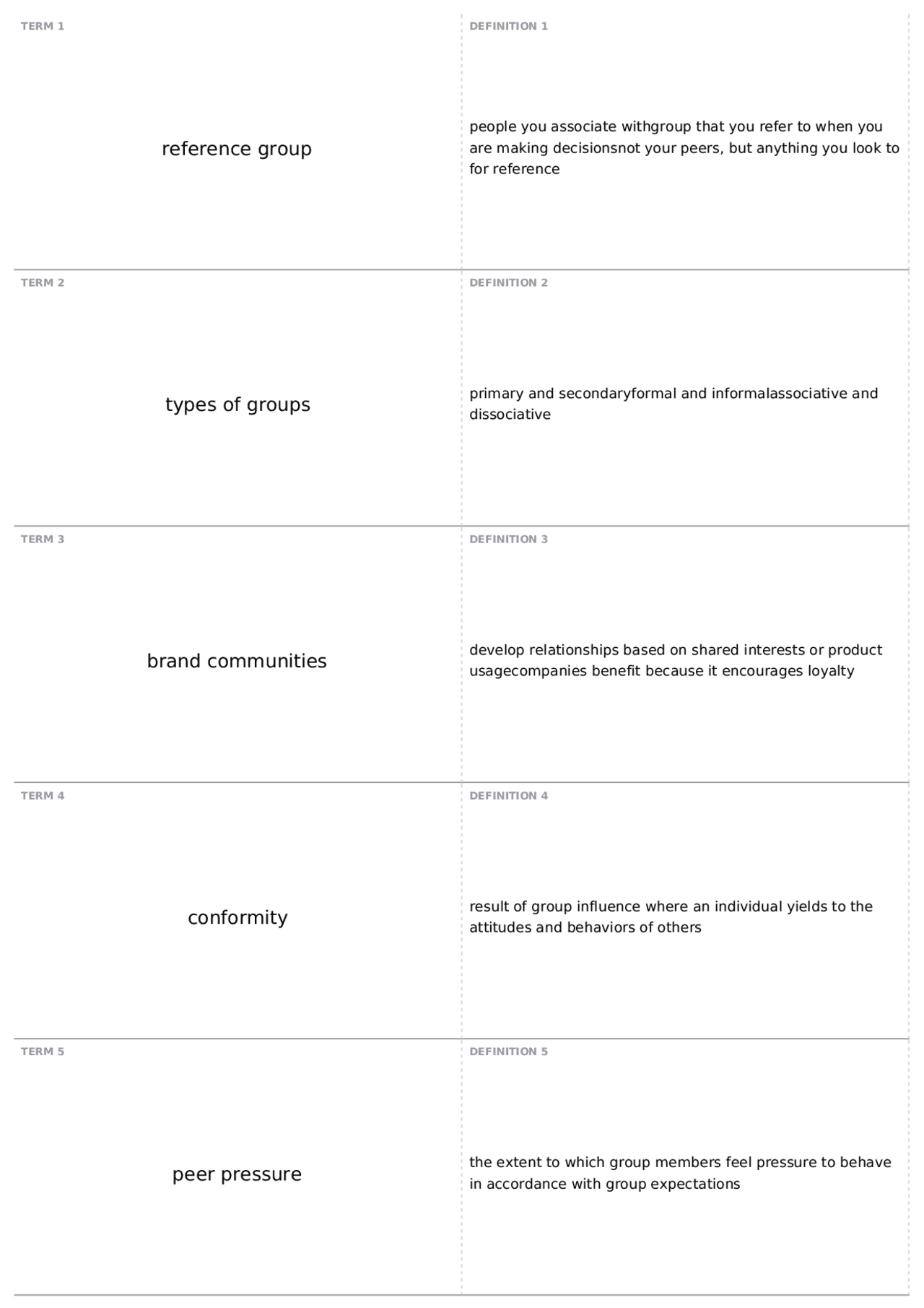 Quiz 4 chs 10-12 | MKT 302 - CONSUMER BEHAVIOR - Docsity