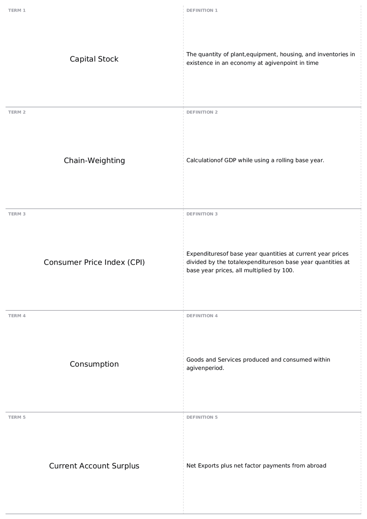 Macroeconomics Chapter 2 | 06E 105 - Macroeconomics | Quizzes ...