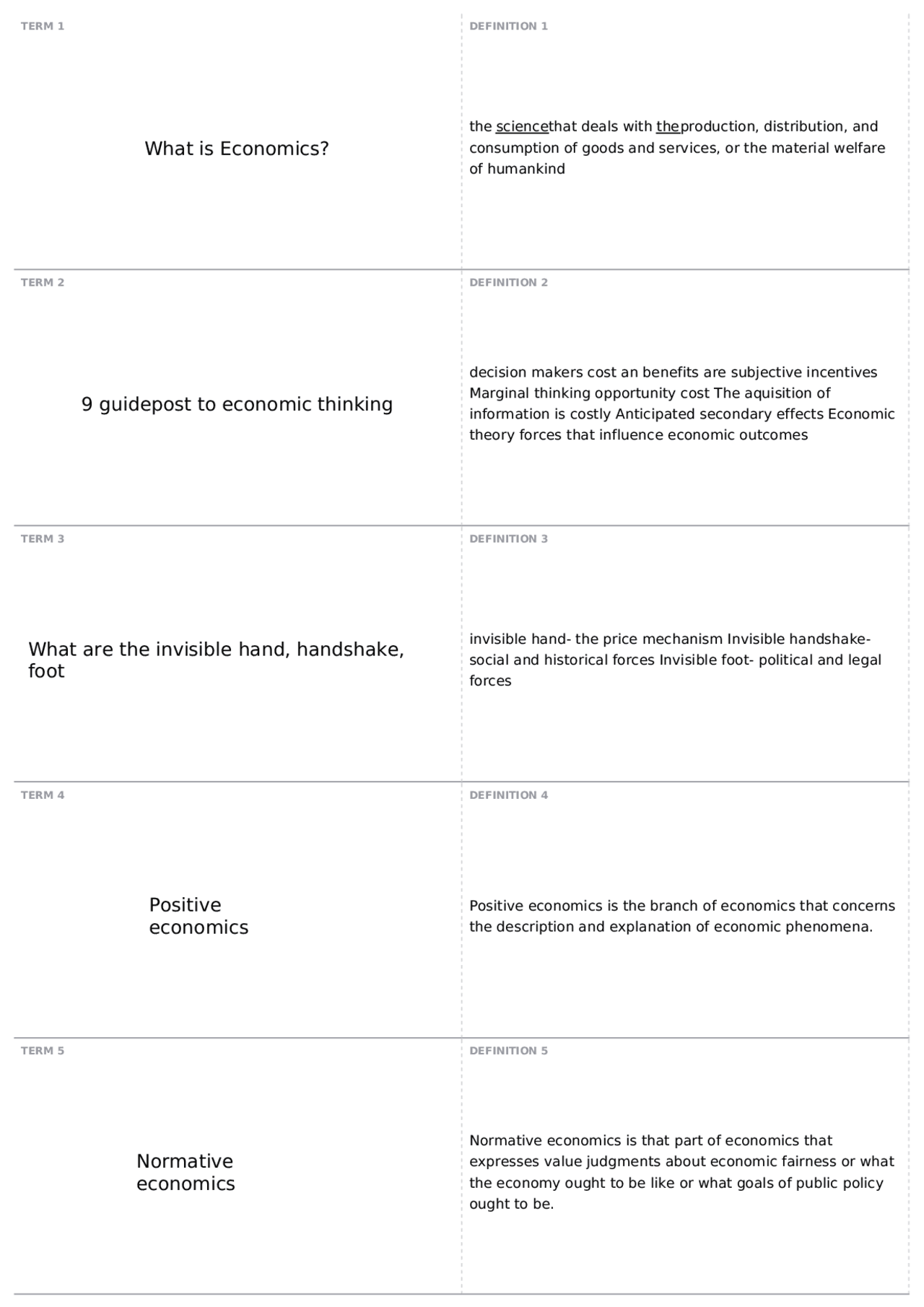 Final Exam | ECO 201 - PRINCIPLES OF ECO I - Docsity