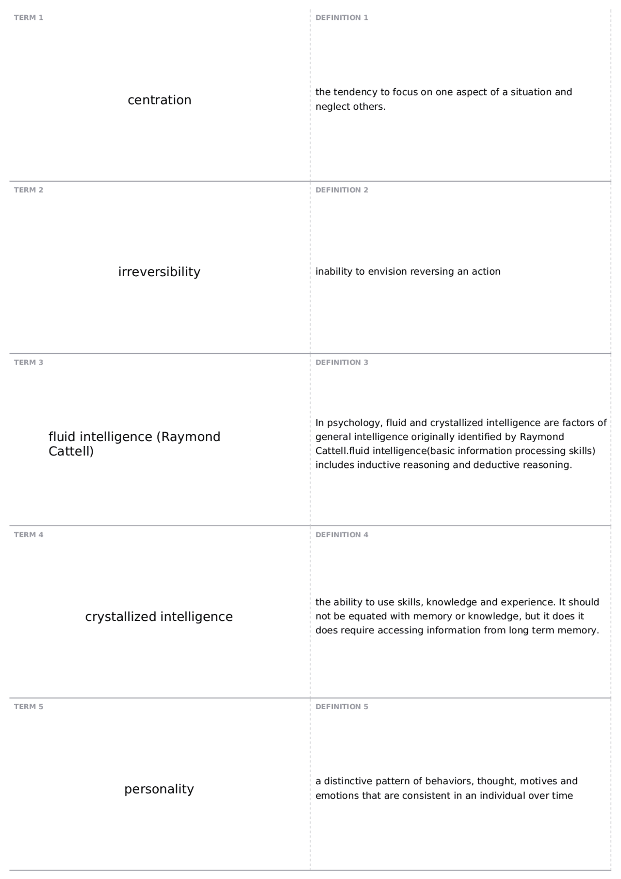 Final exam | PSYCH 111 - Intro to Psych - Docsity