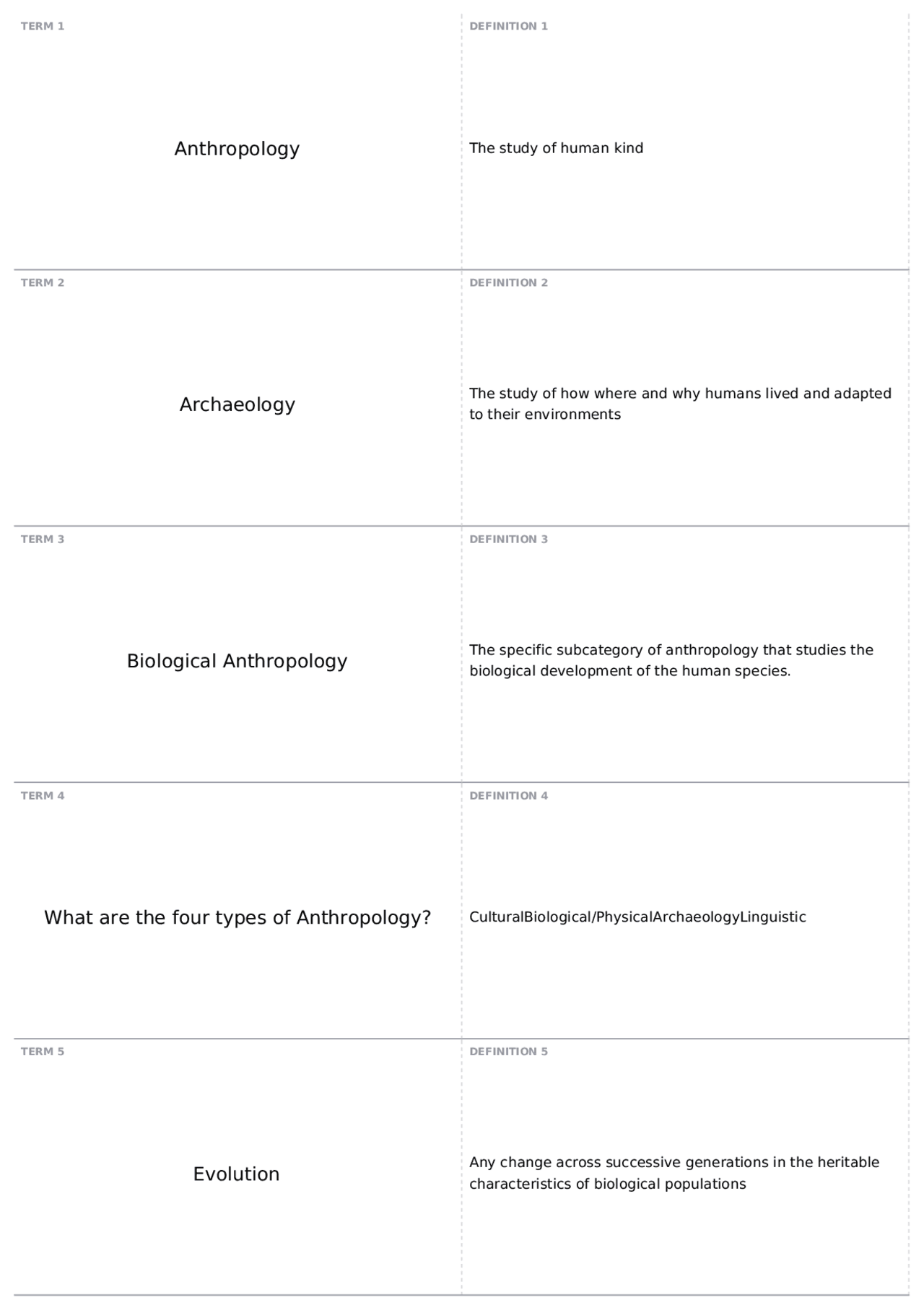 Archaeology Anp 202 Biocultural Evolution Docsity