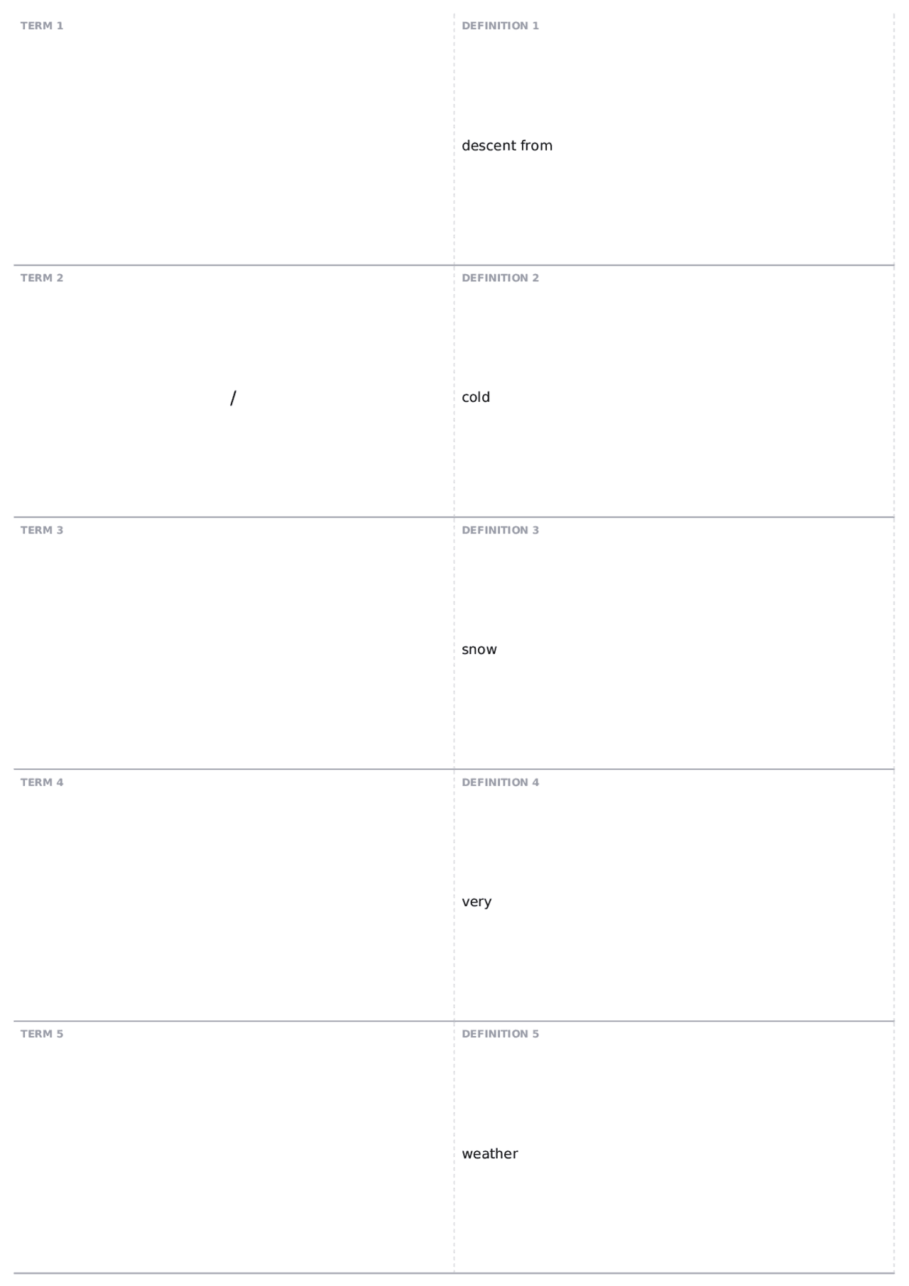 Empty Flash Cards (for exercising) Elementary Arabic: Al-Kitaab Series ...