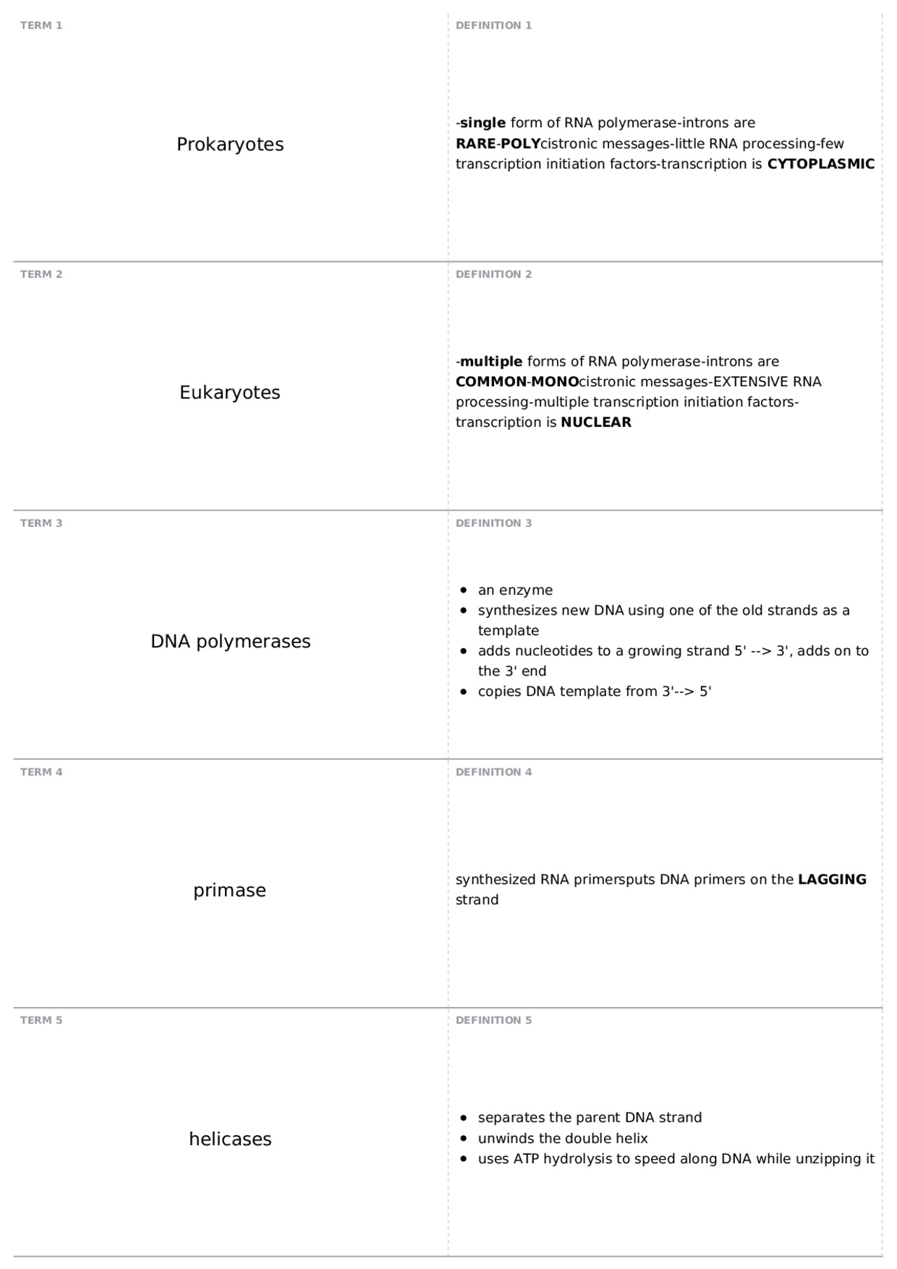 Exam 2, part 3 | BIOL 2104 - Cell and Molecular Biology - Docsity