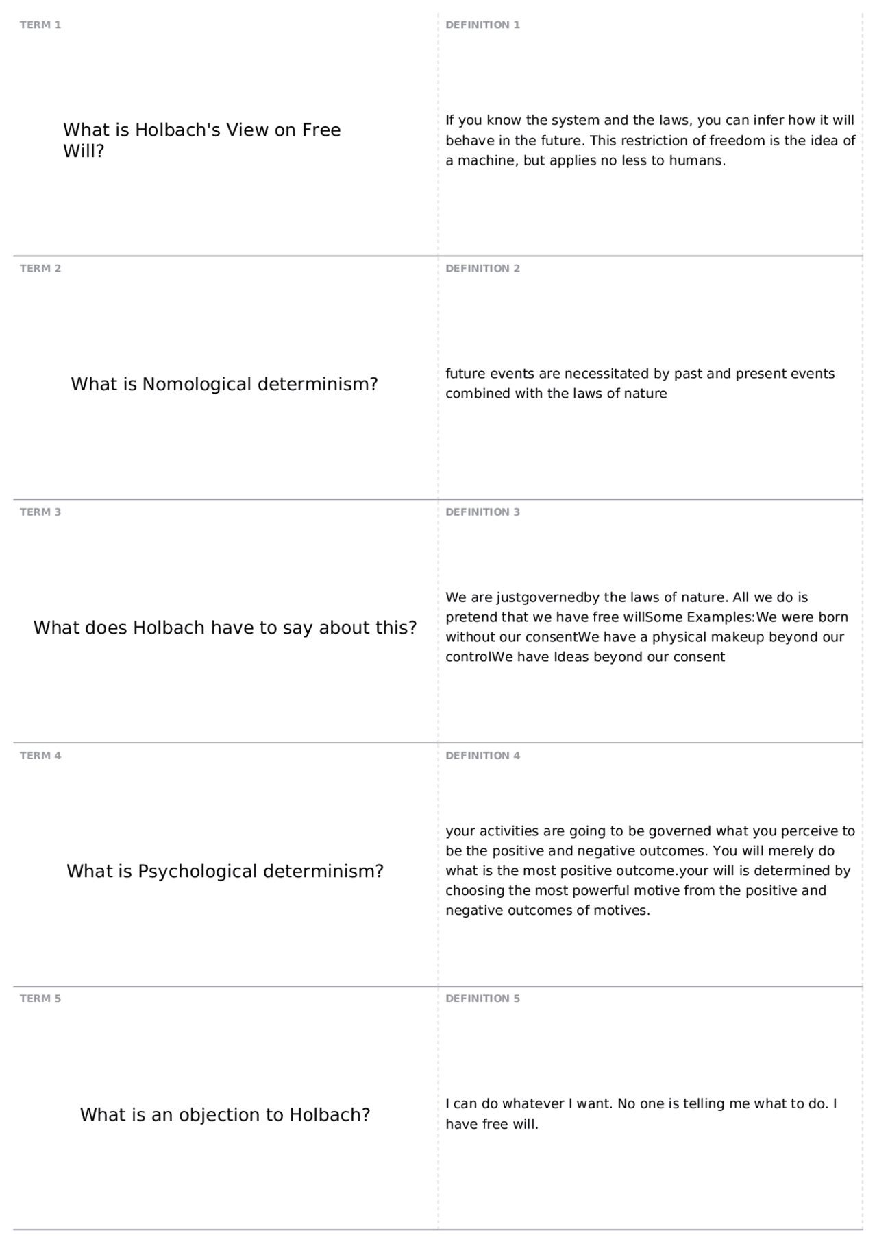 Final Exam Flashcards | PHIL 101 - Introduction to Philosophy - Docsity